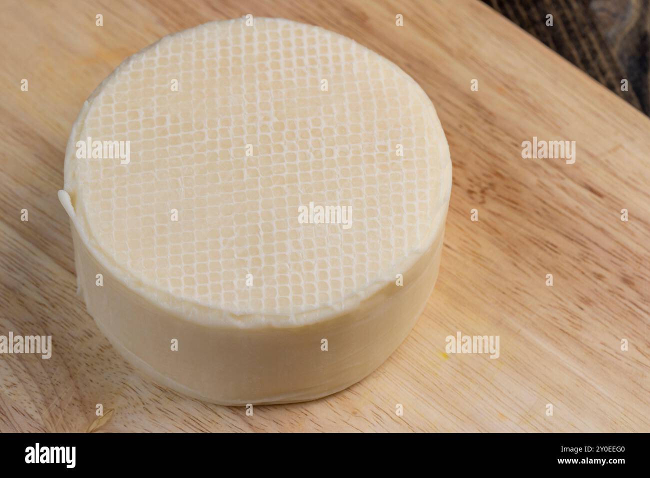 Soft cream cheese in the kitchen, cooking a dish of soft cream cheese ...