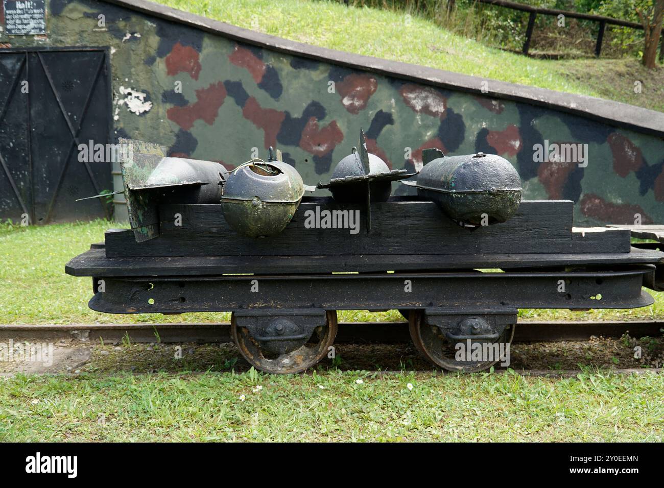 Ludwikowice Klodzkie, Poland - August 10th, 2024 - Train cart with ...