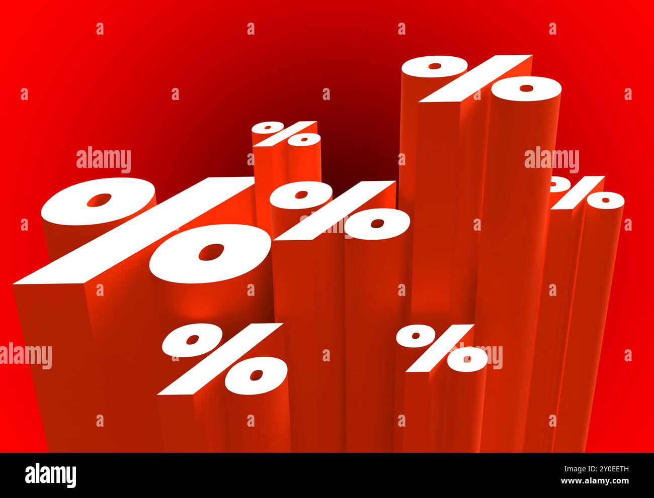 percent 3d signs rising chart bars prestentatuion template background ...