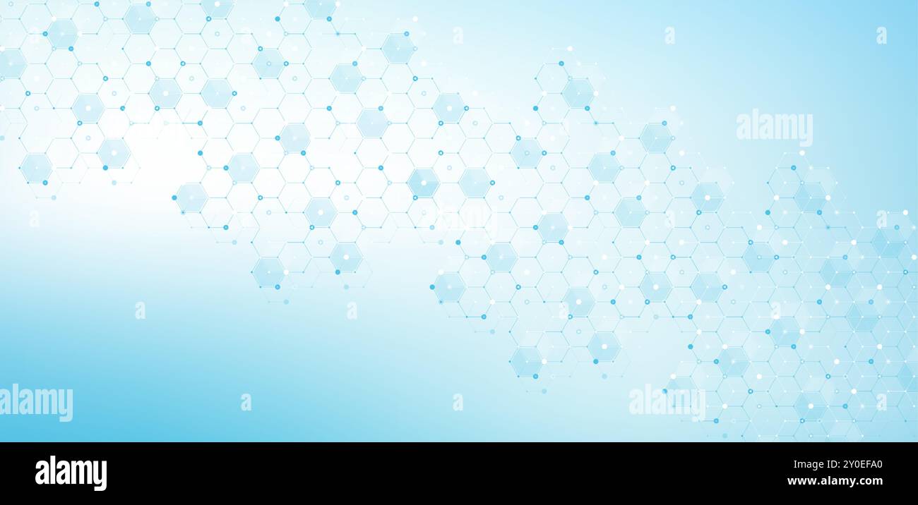 Abstract biology and pharmaceutical technology background. Health care ...