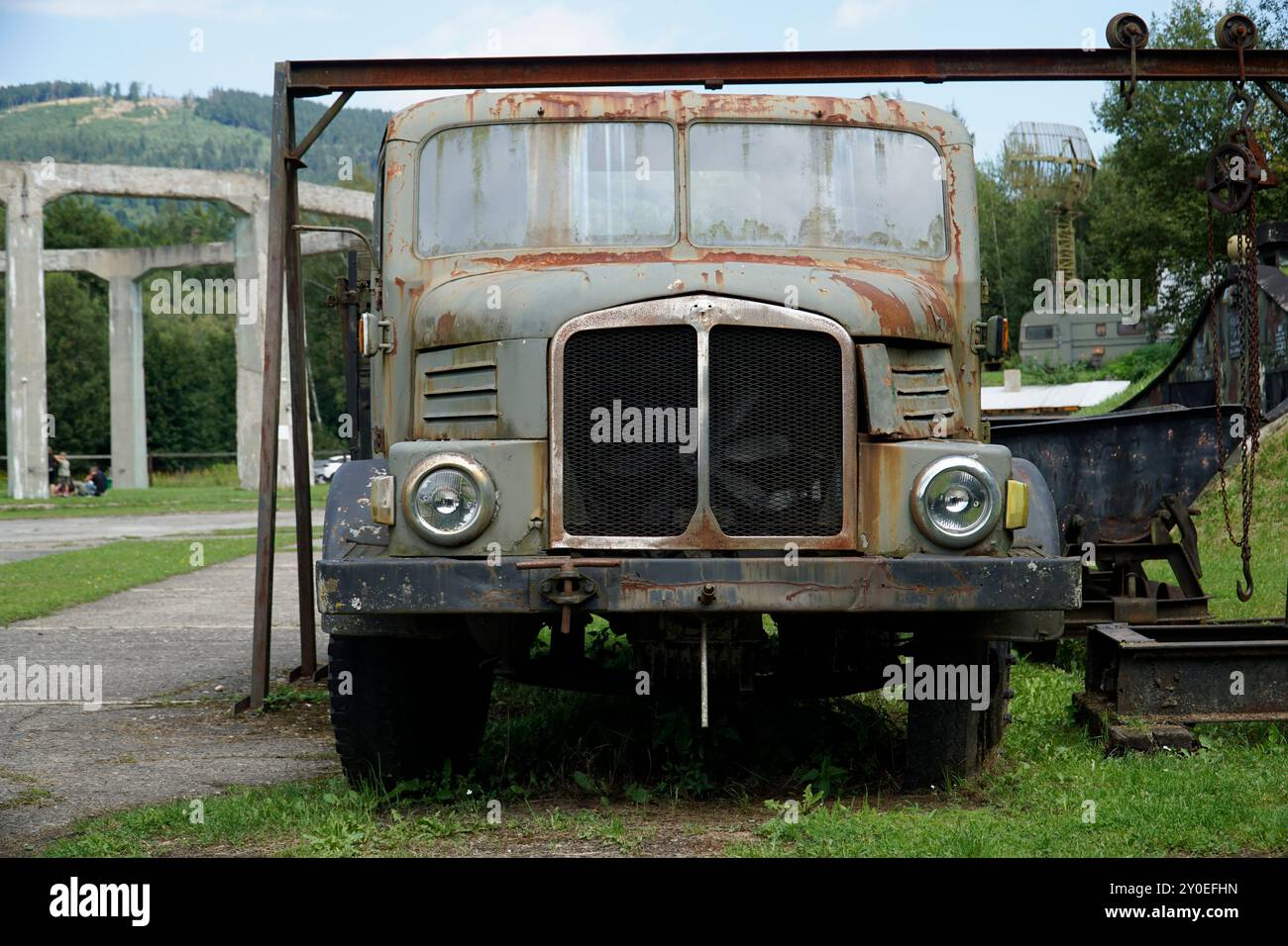 Ludwikowice Klodzkie, Poland - August 10th, 2024 - Old german truck at ...