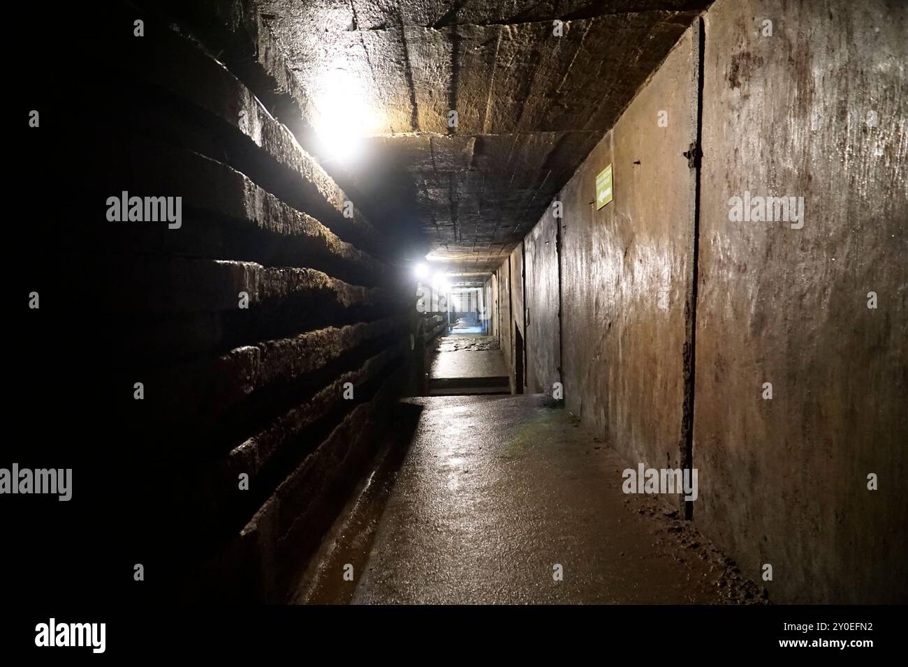 Ludwikowice Klodzkie, Poland - August 10th, 2024 - Underground tunnels ...
