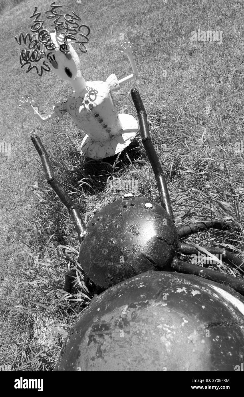 Black Widow Spider Statue at Porter Sculpture Park in Montrose, South ...
