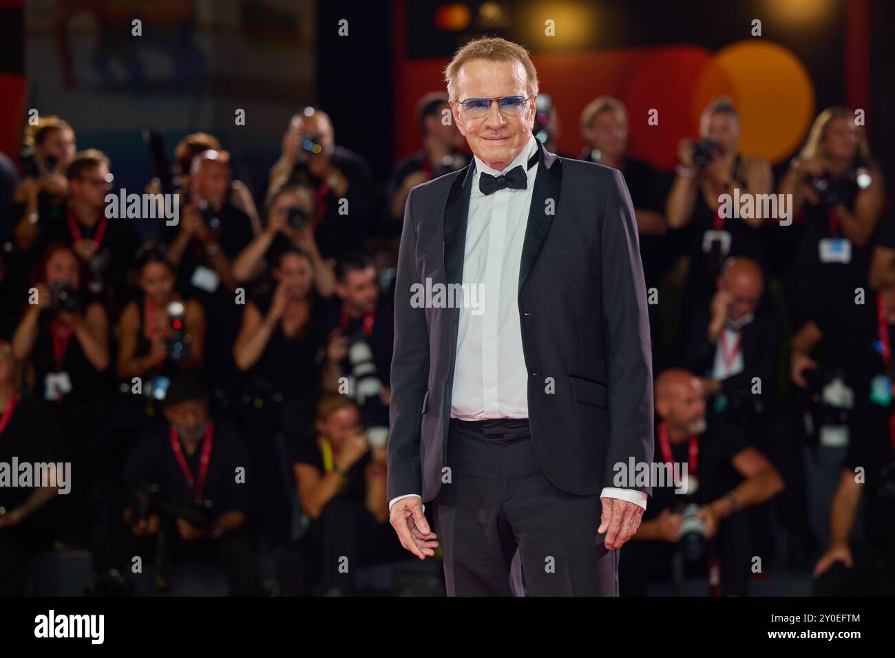 Filming, Italy. , . Venice Red Carpet Award Christopher Lambert ...