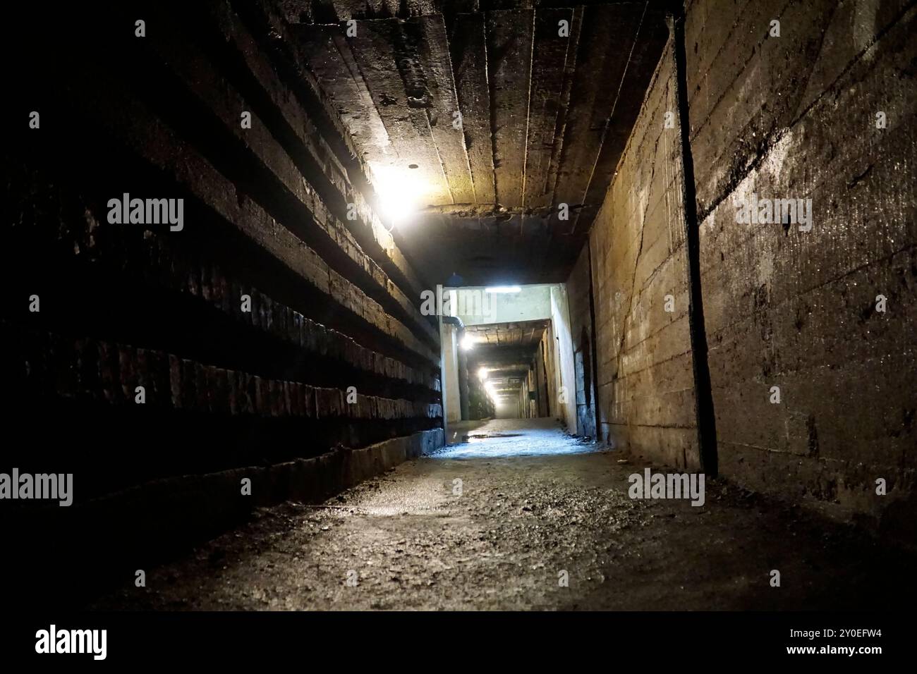 Ludwikowice Klodzkie, Poland - August 10th, 2024 - Underground tunnels ...