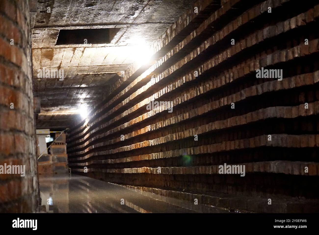 Ludwikowice Klodzkie, Poland - August 10th, 2024 - Underground tunnels ...
