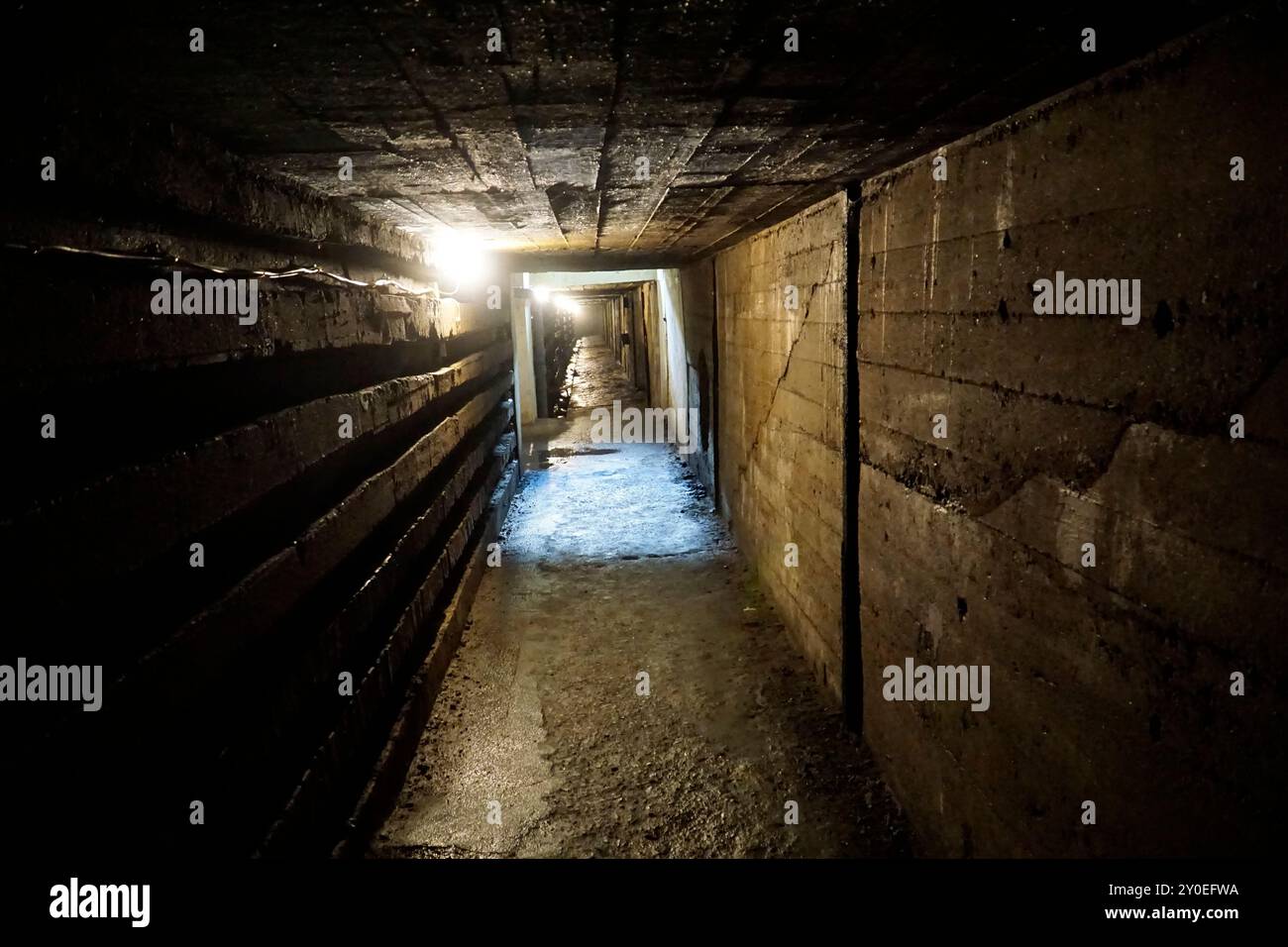 Ludwikowice Klodzkie, Poland - August 10th, 2024 - Underground tunnels ...