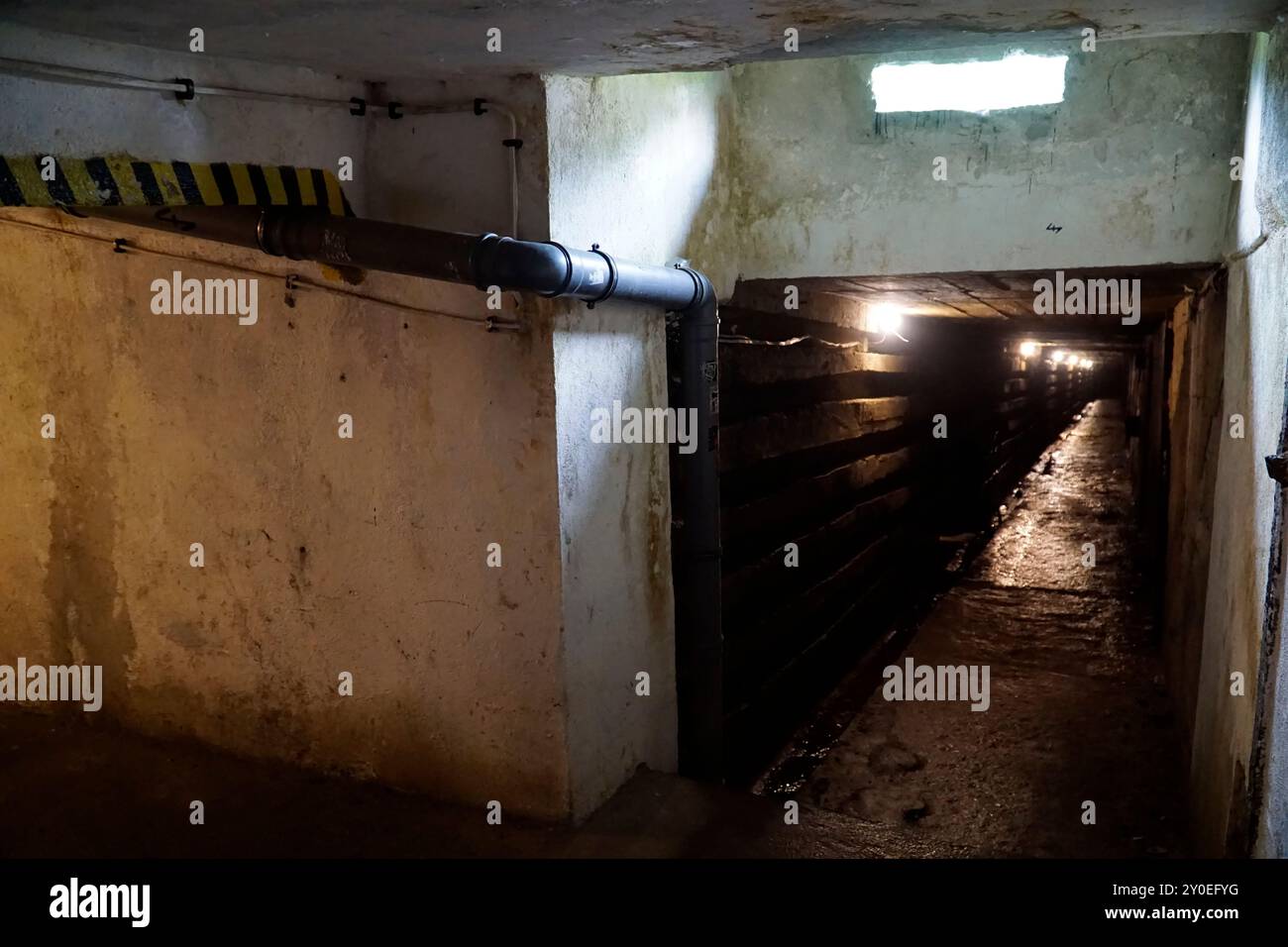 Ludwikowice Klodzkie, Poland - August 10th, 2024 - Underground tunnels ...
