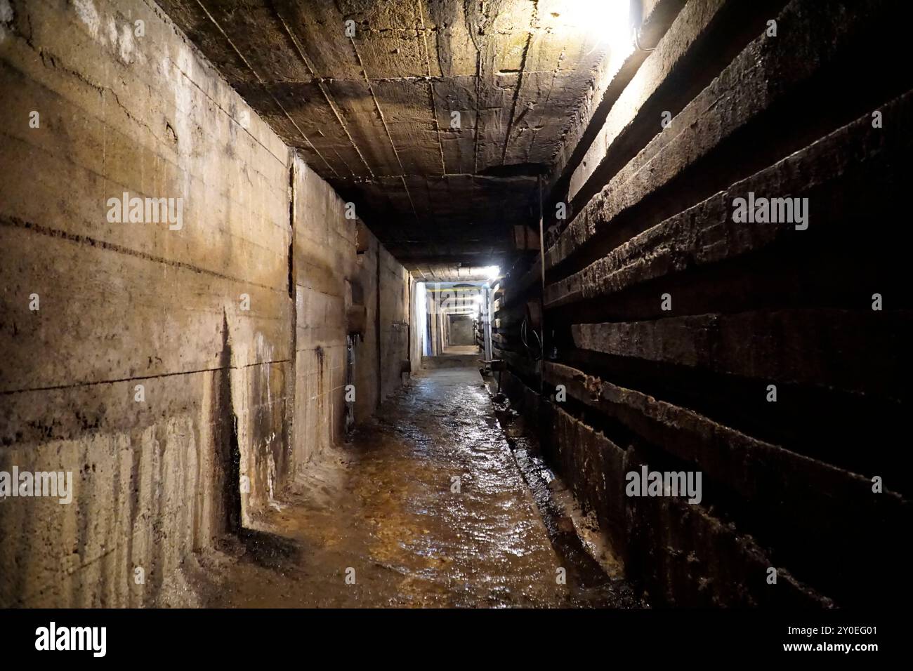 Ludwikowice Klodzkie, Poland - August 10th, 2024 - Underground tunnels ...