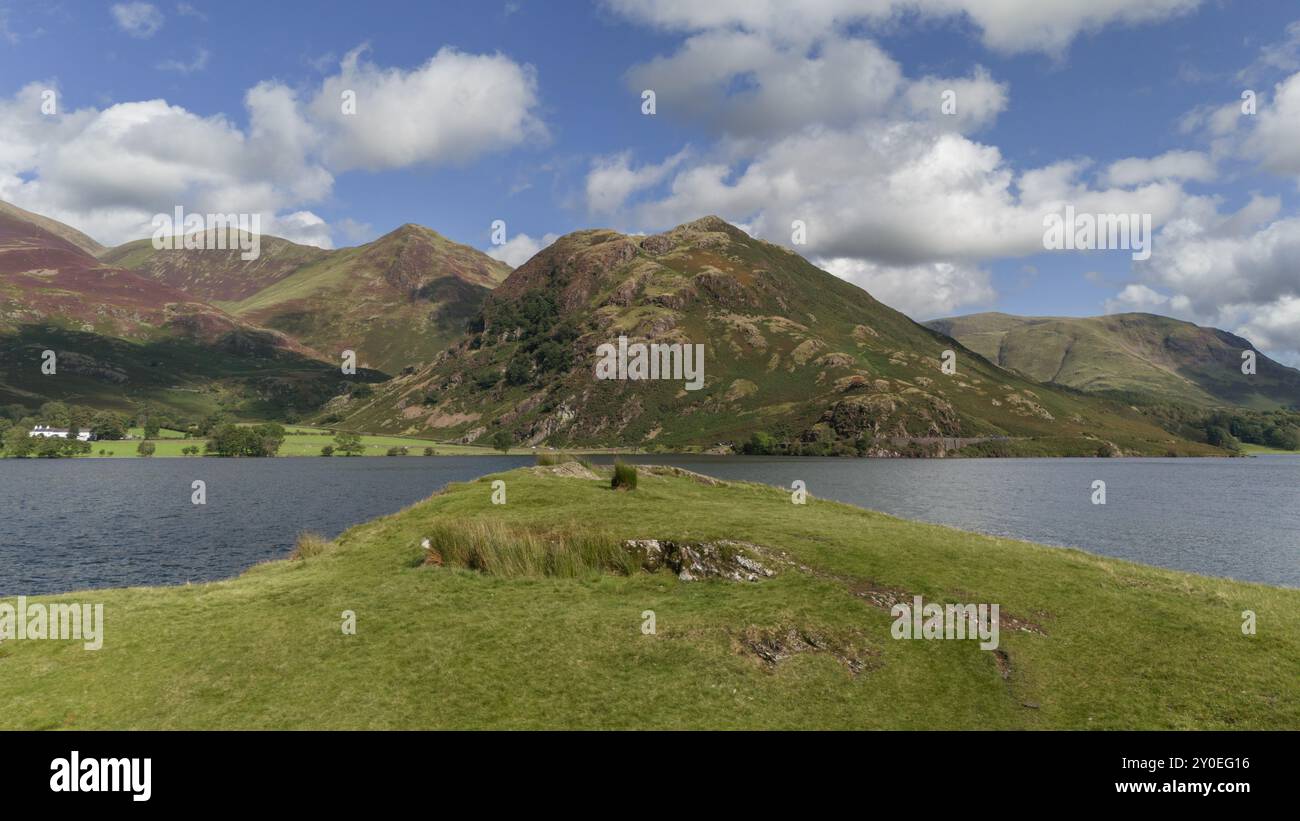 Drone Aerial Footage of Crummock Water around Buttermere in the Lake ...