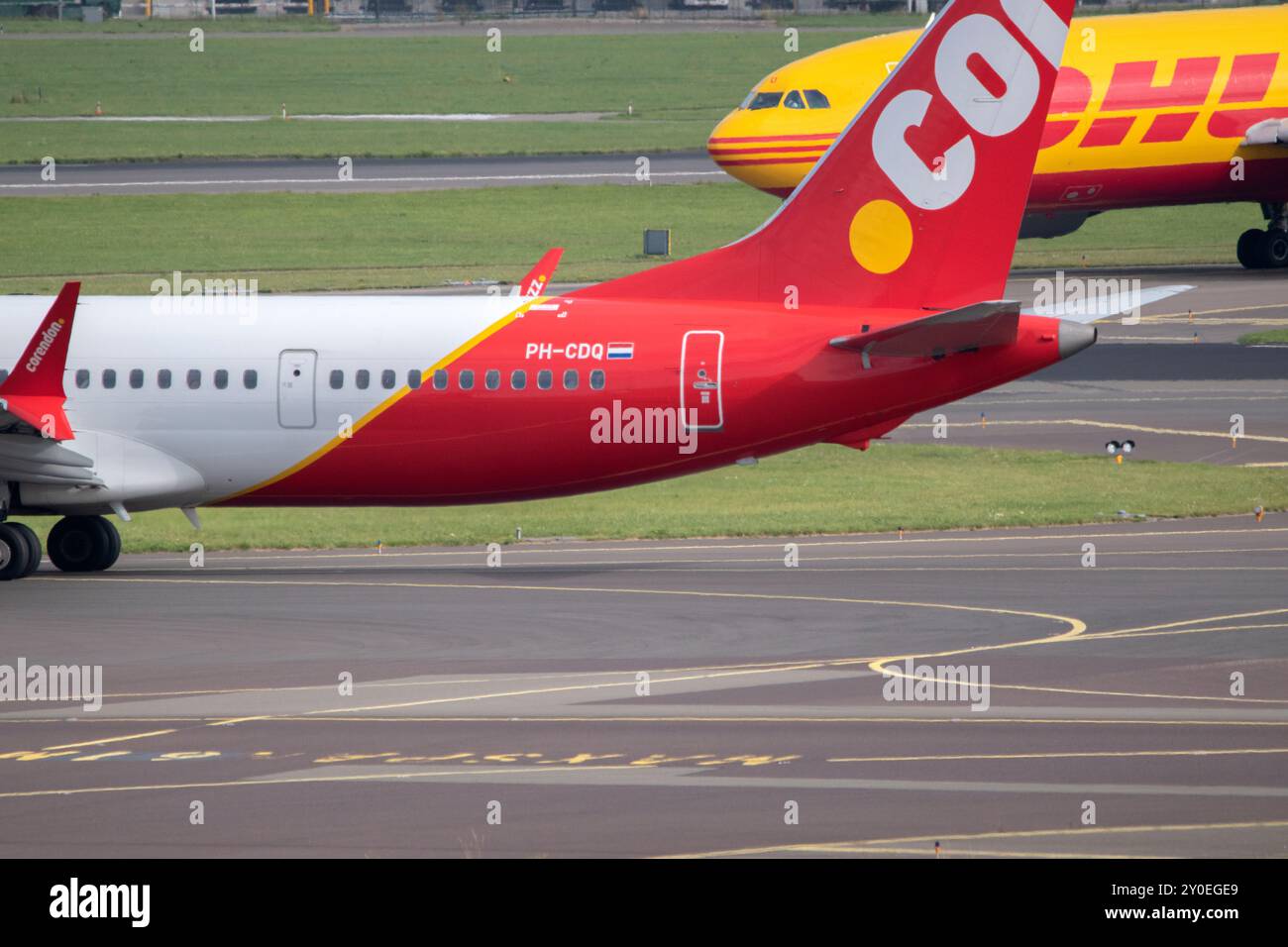 A Corendon Boeing Plane At Schiphol The Netherlands 29-8-2024 Stock ...