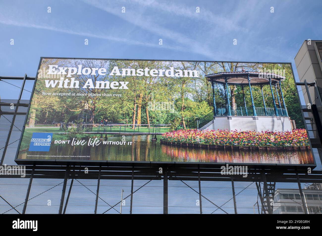 Billboard American Express At Schiphol Airport The Netherlands 29-8 ...