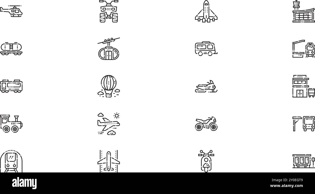 Vehicles transport icons High-Quality Vector Icons Collection with ...