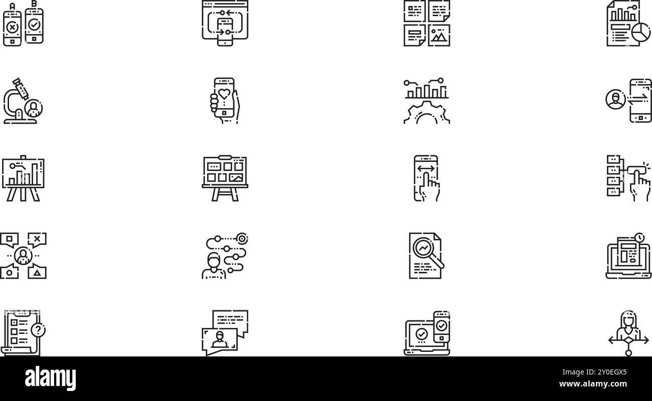 User experience icons High-Quality Vector Icons Collection with ...