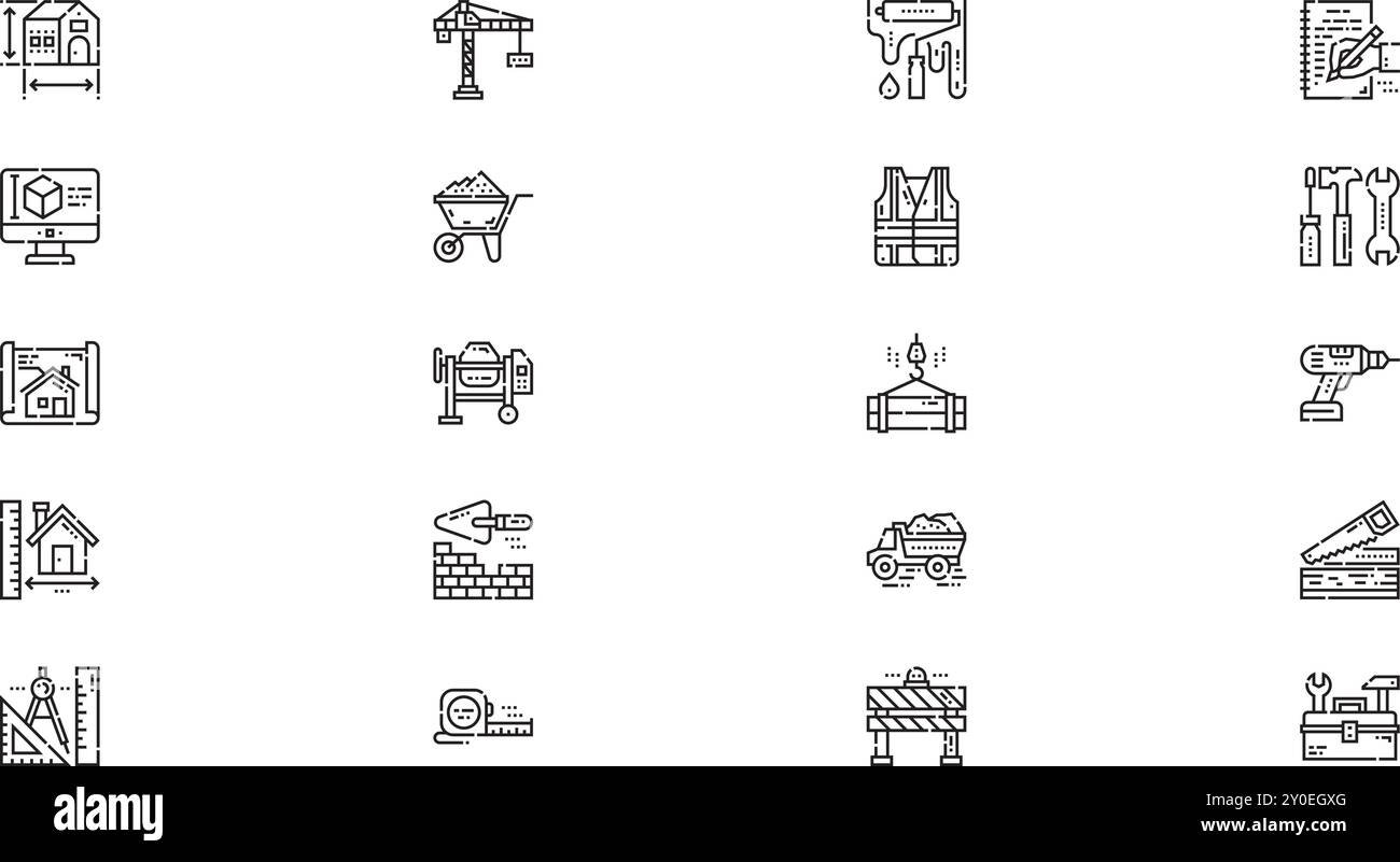Architecture icons High-Quality Vector Icons Collection with Editable ...