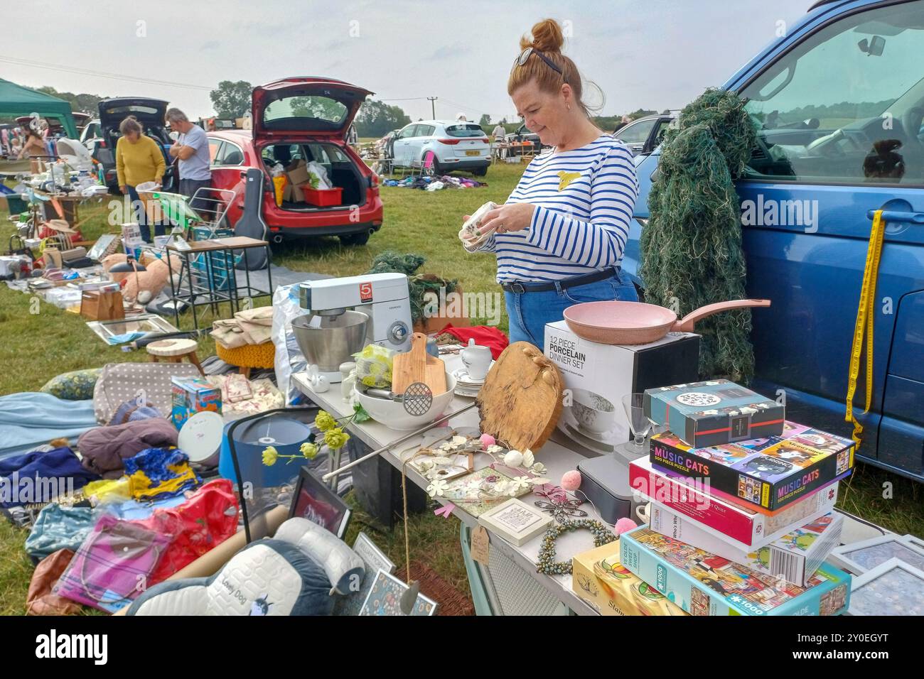 Car Boot Sale Stock Photo - Alamy