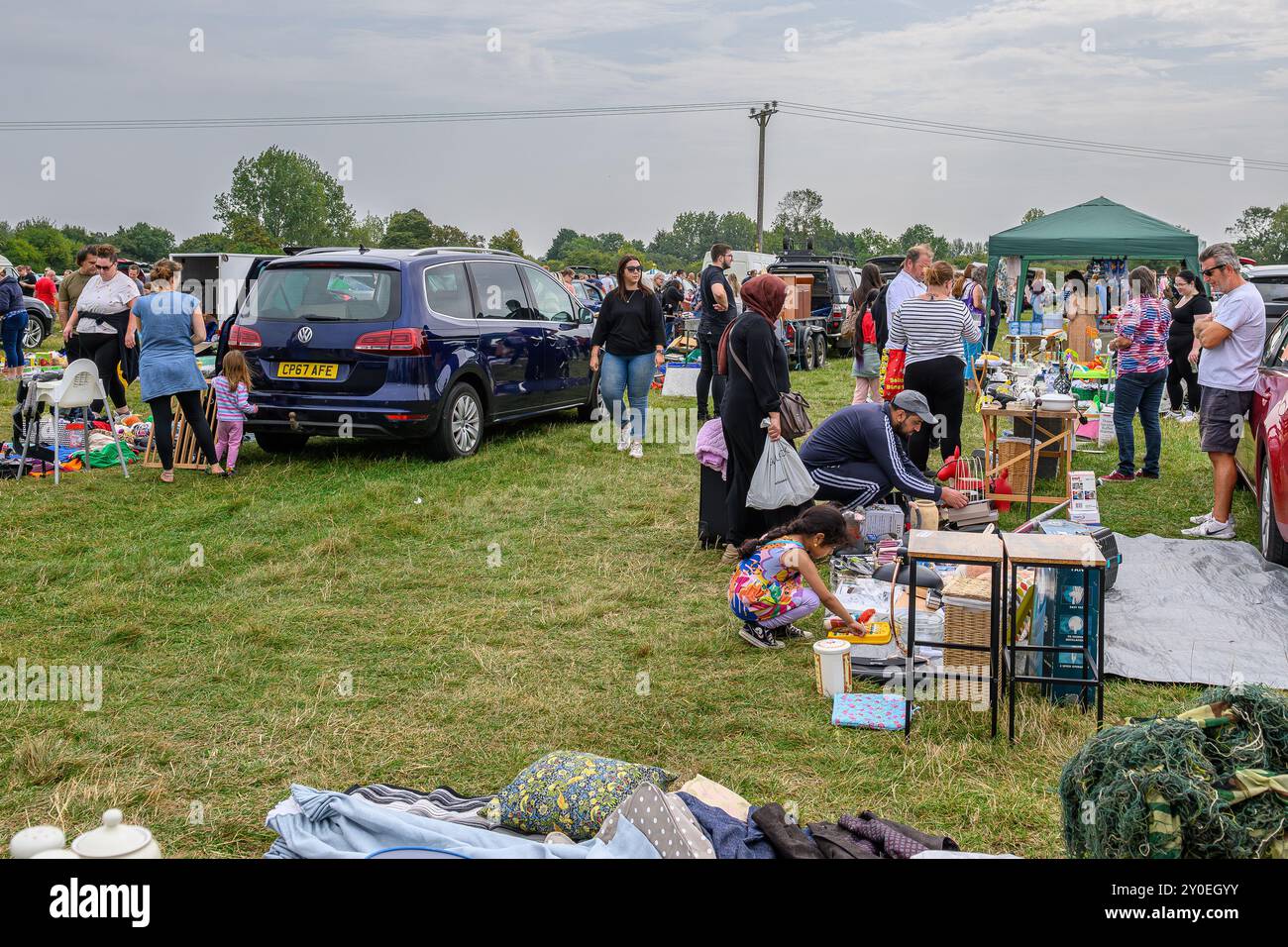 Car Boot Sale Stock Photo - Alamy