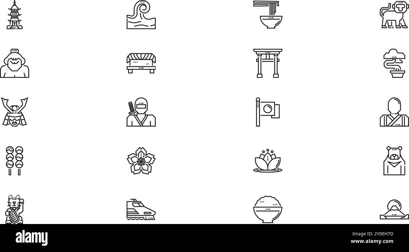 Japan icons High-Quality Vector Icons Collection with Editable Stroke ...