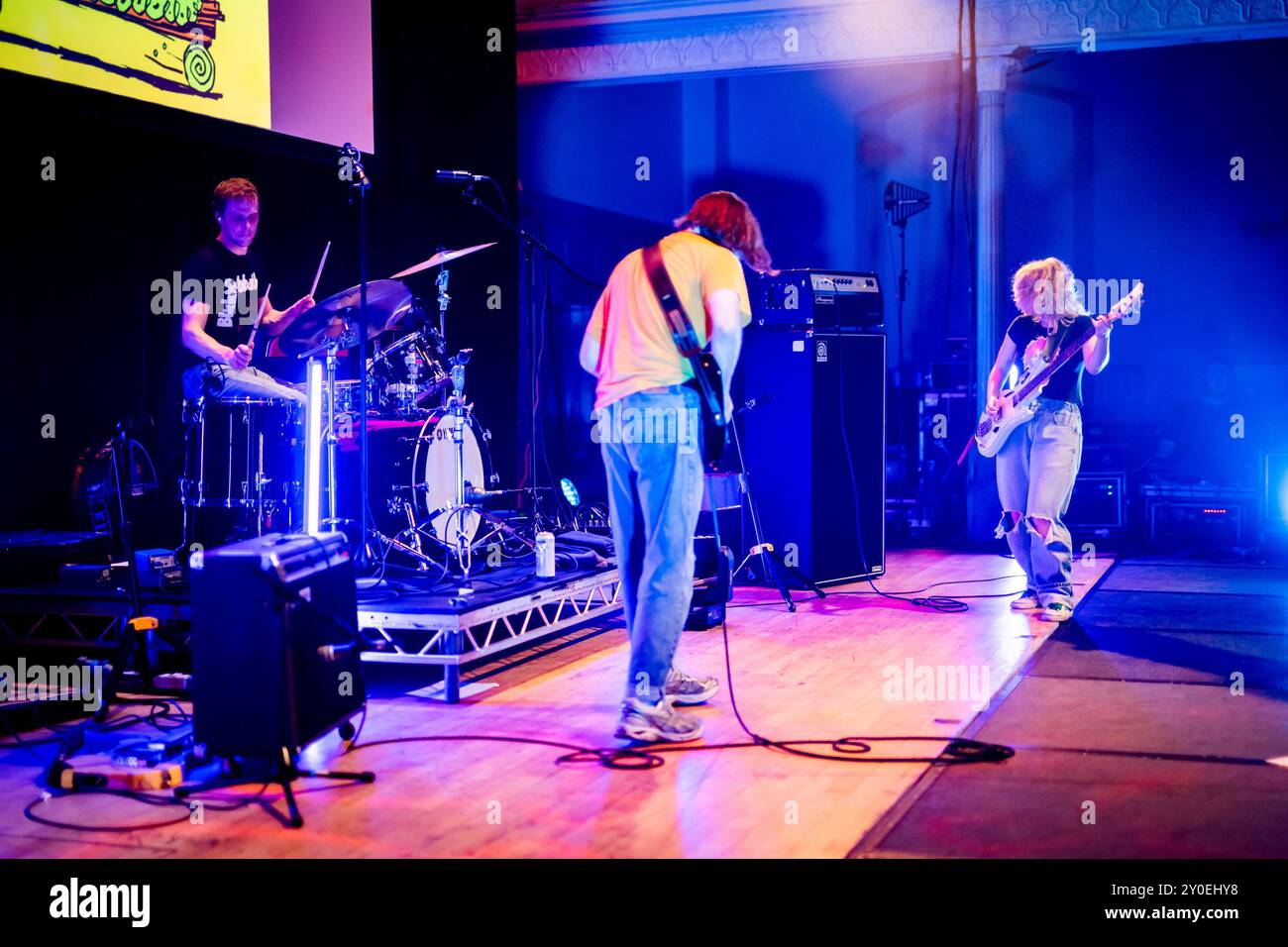 Edinburgh, Scotland. Sun 1 September 2024. The Bug Club performing at ...