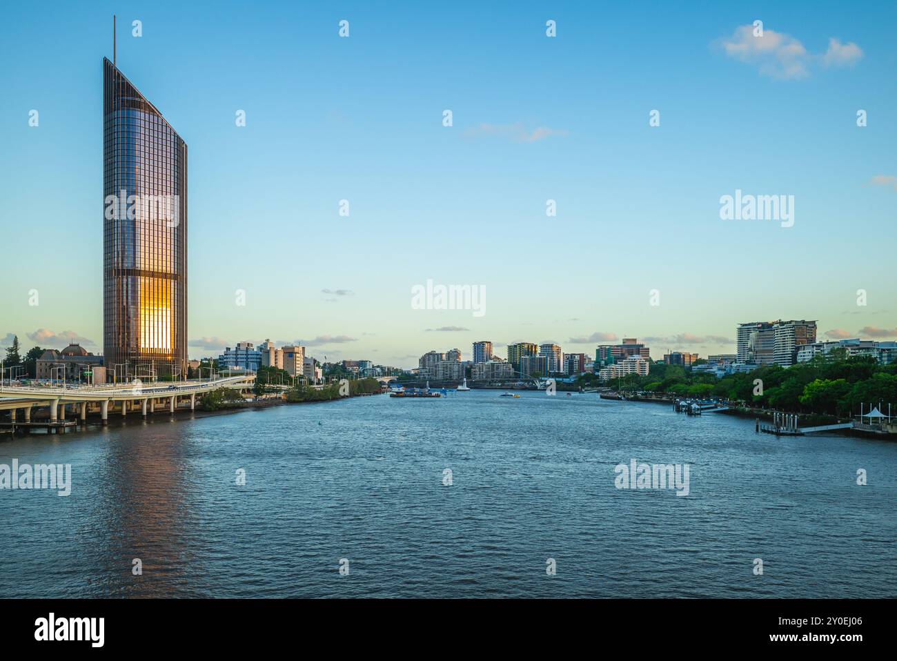 Scenery of Brisbane, the capital of Queensland located in Australia ...