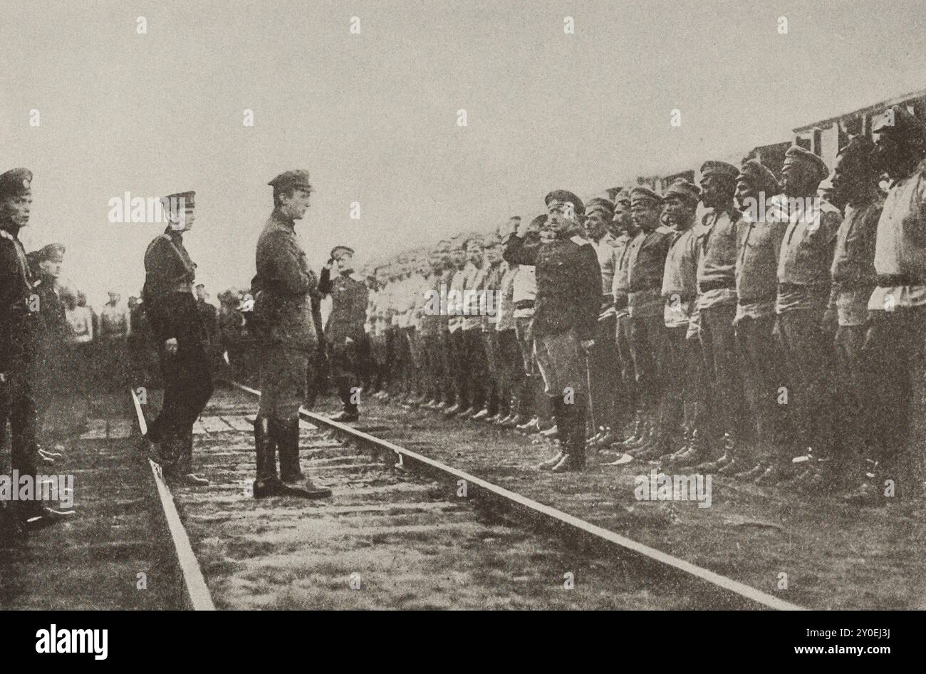 Archival photo of Revolution in Russia. Alexander Kerensky Inspiring ...