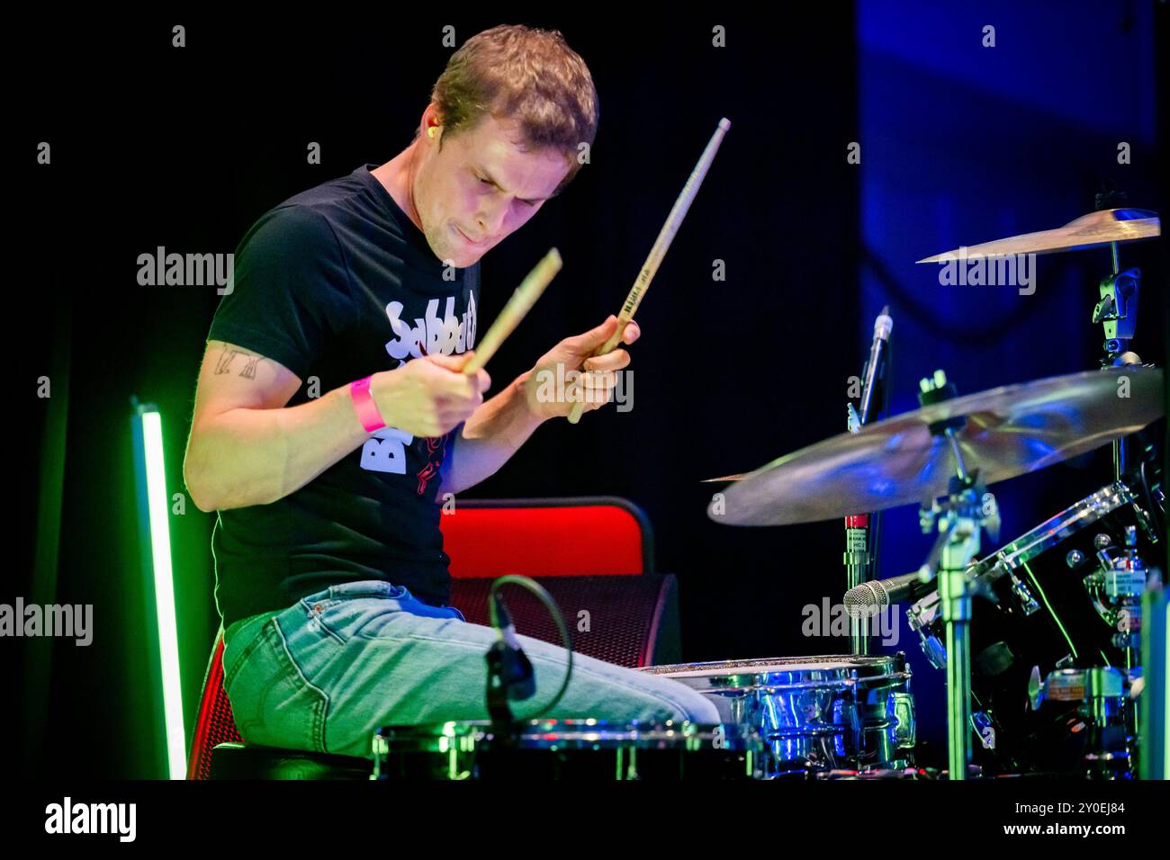 Edinburgh, Scotland. Sun 1 September 2024. The Bug Club performing at ...