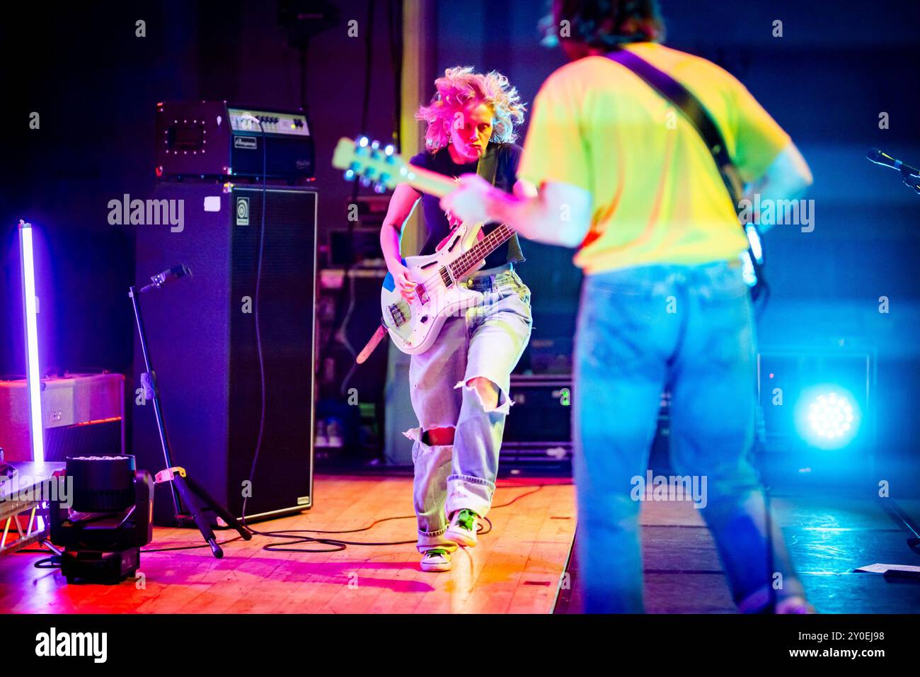 Edinburgh, Scotland. Sun 1 September 2024. The Bug Club performing at ...