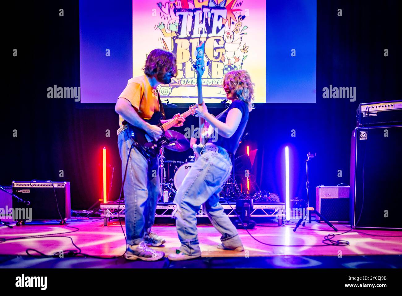 Edinburgh, Scotland. Sun 1 September 2024. The Bug Club performing at ...