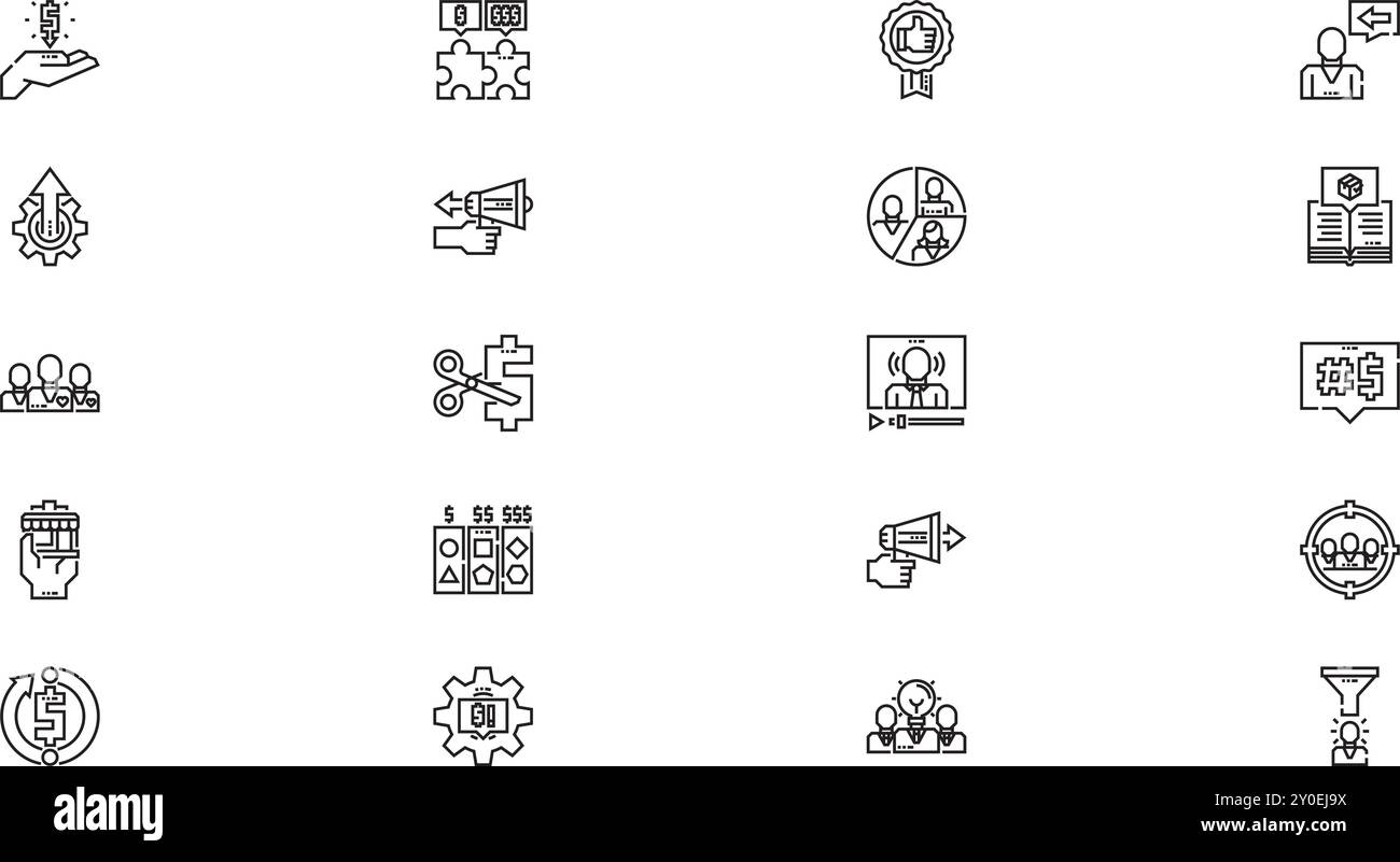 Marketing icons High-Quality Vector Icons Collection with Editable ...