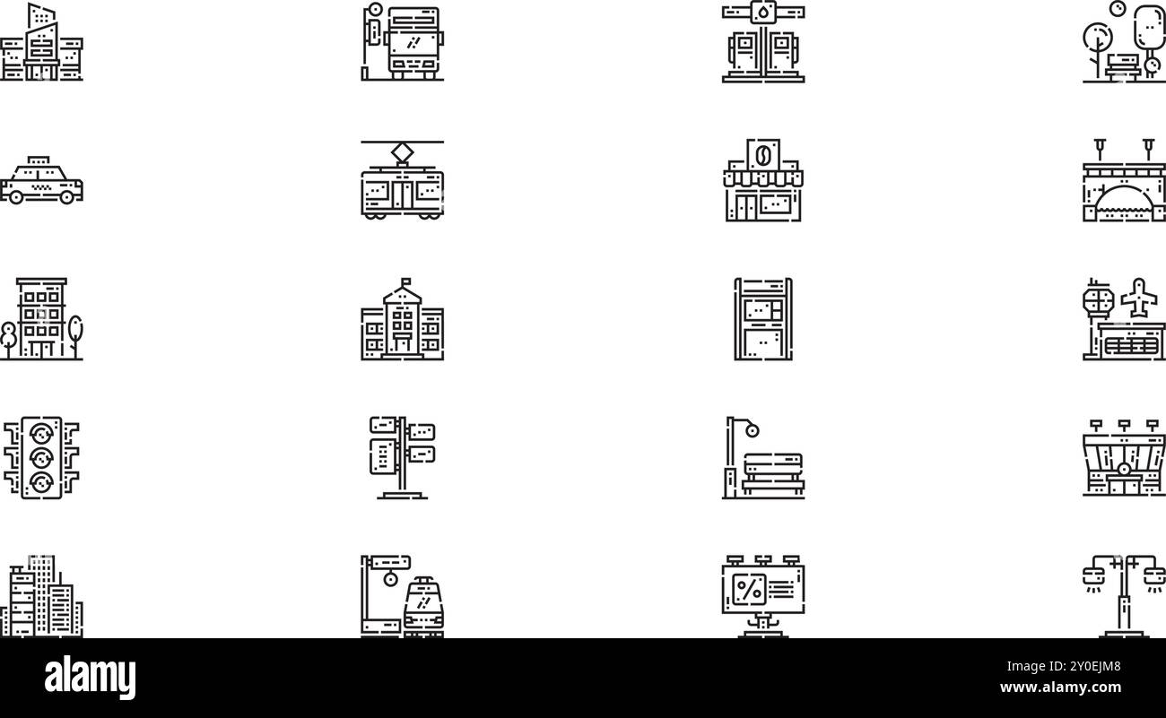City icons High-Quality Vector Icons Collection with Editable Stroke ...