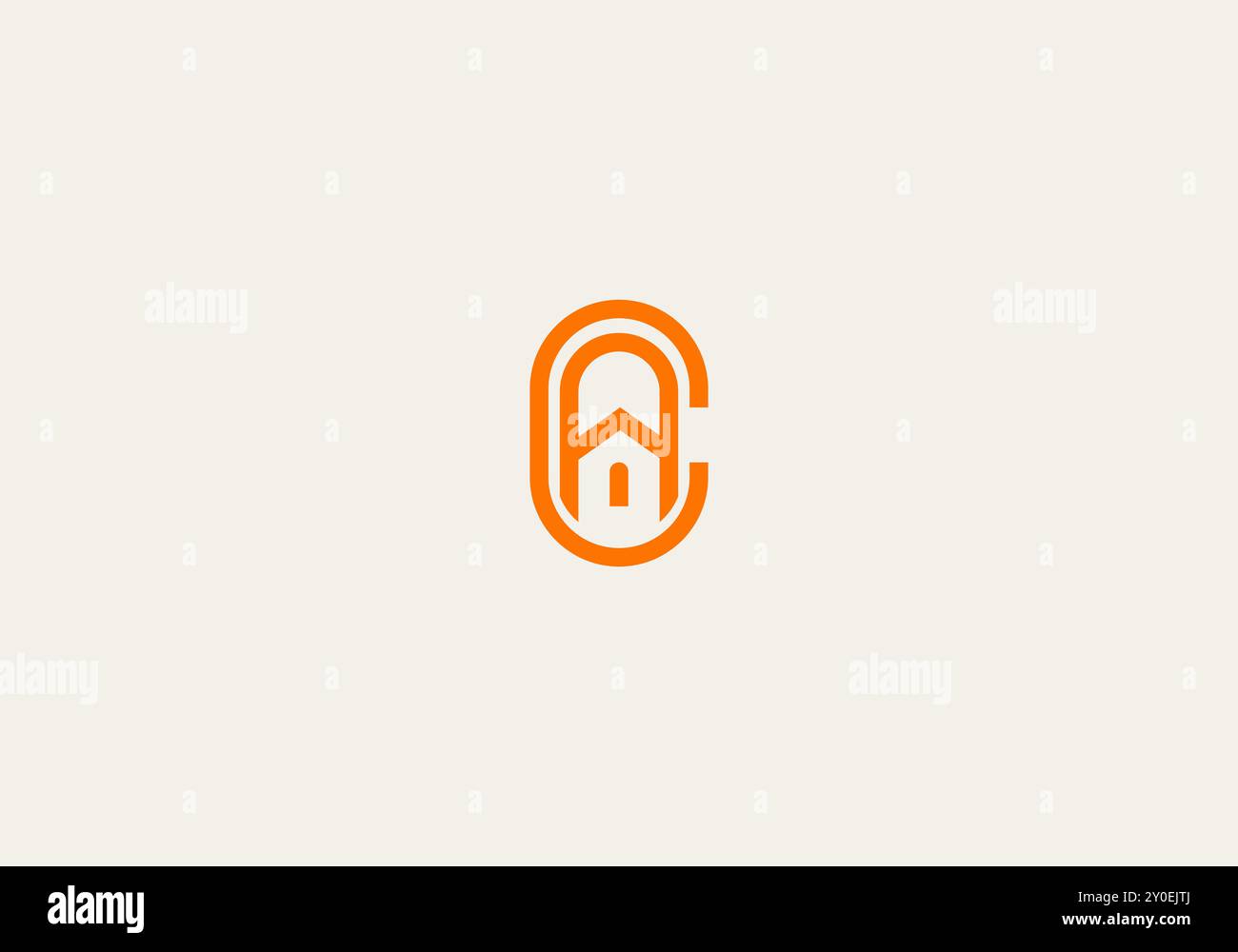 Logo Letter A and C and House or home. logo, real estate logotype ...