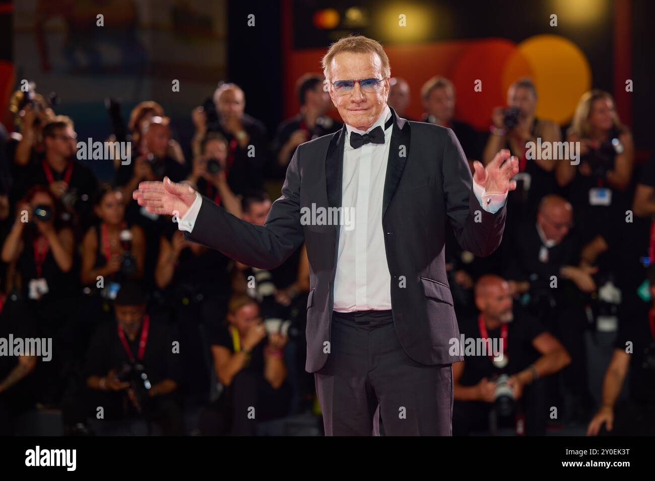 Filming, Italy. , . Venice Red Carpet Award Christopher Lambert ...