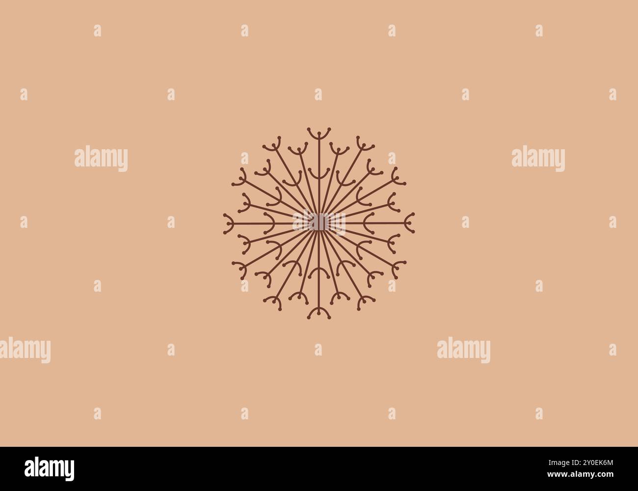 Logo Mandala Love minimalist design, endless loop and infinity concept ...