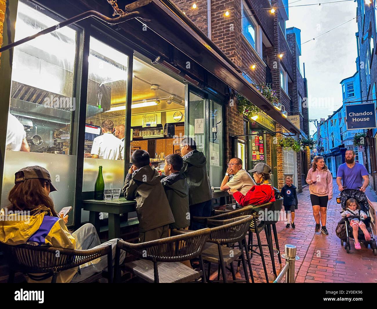 Brighton, Great Britain, Group People, Chinese Tourists, Family ...