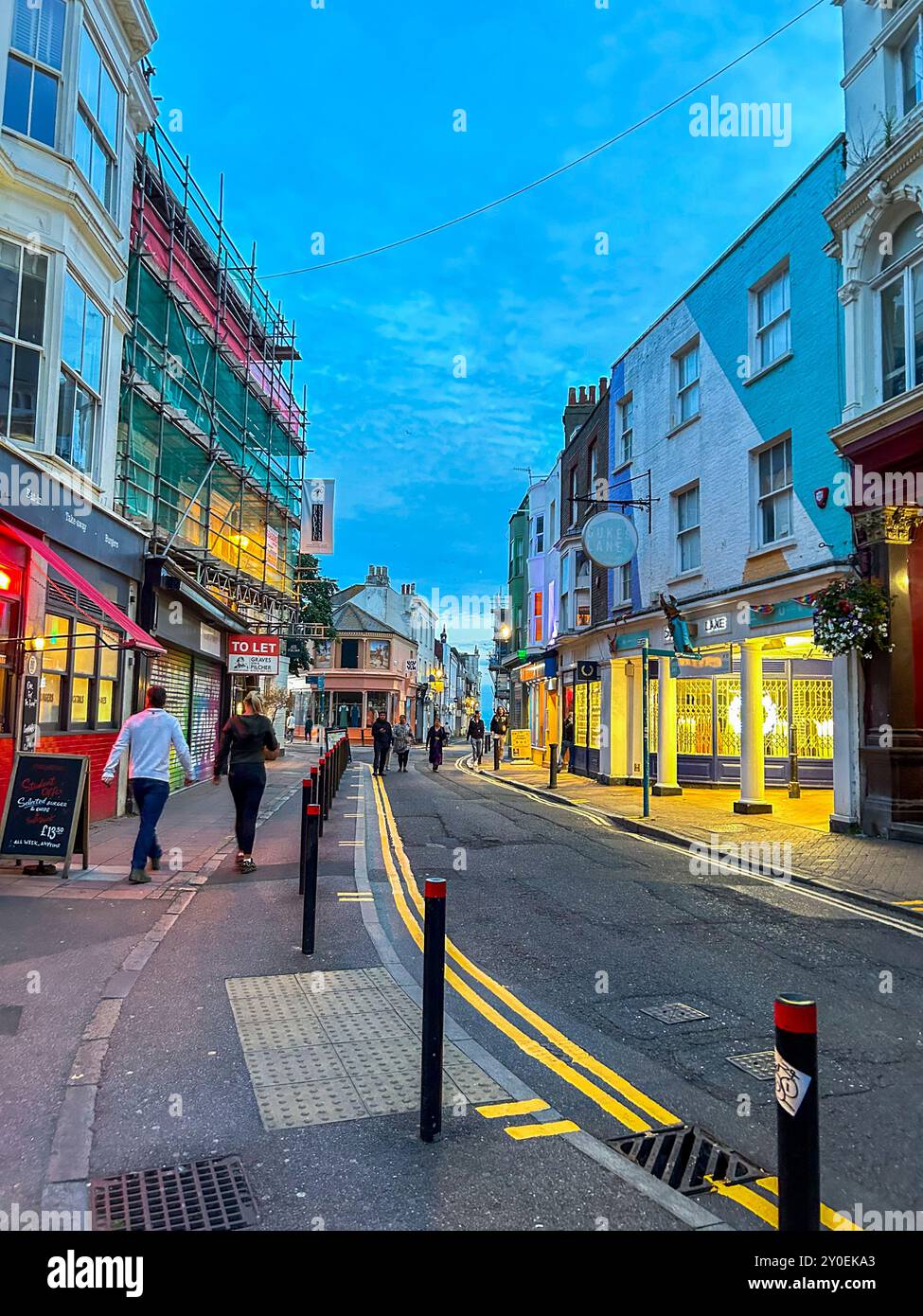 Brighton, Great Britain, General View, Street Scenes, Old Town Center ...