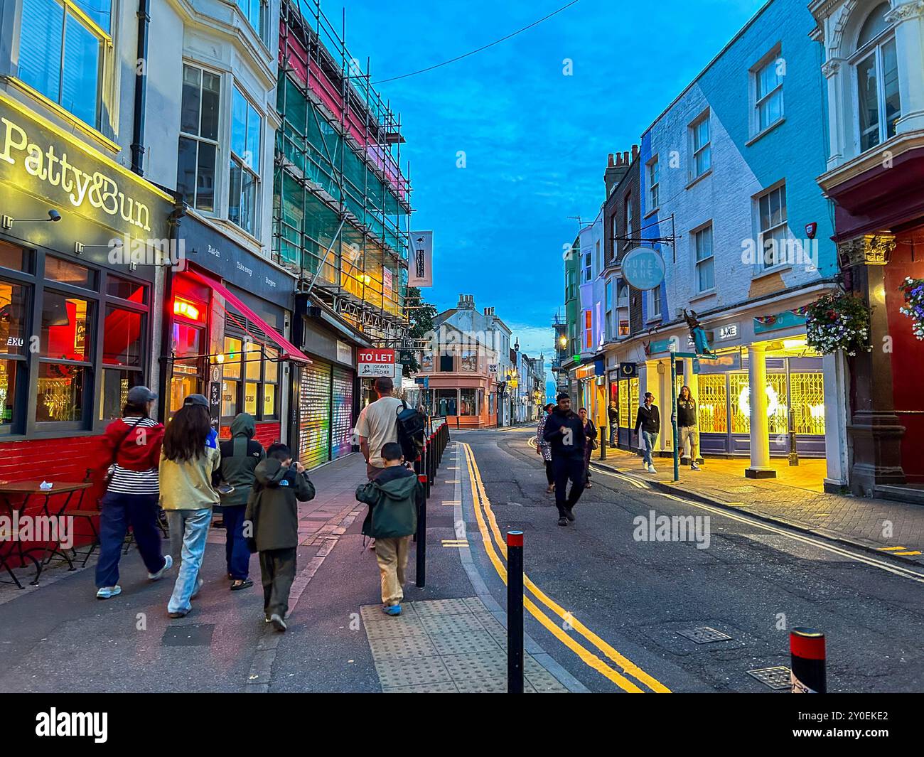 Brighton, Great Britain, General View, Street Scenes, Old Town Center ...