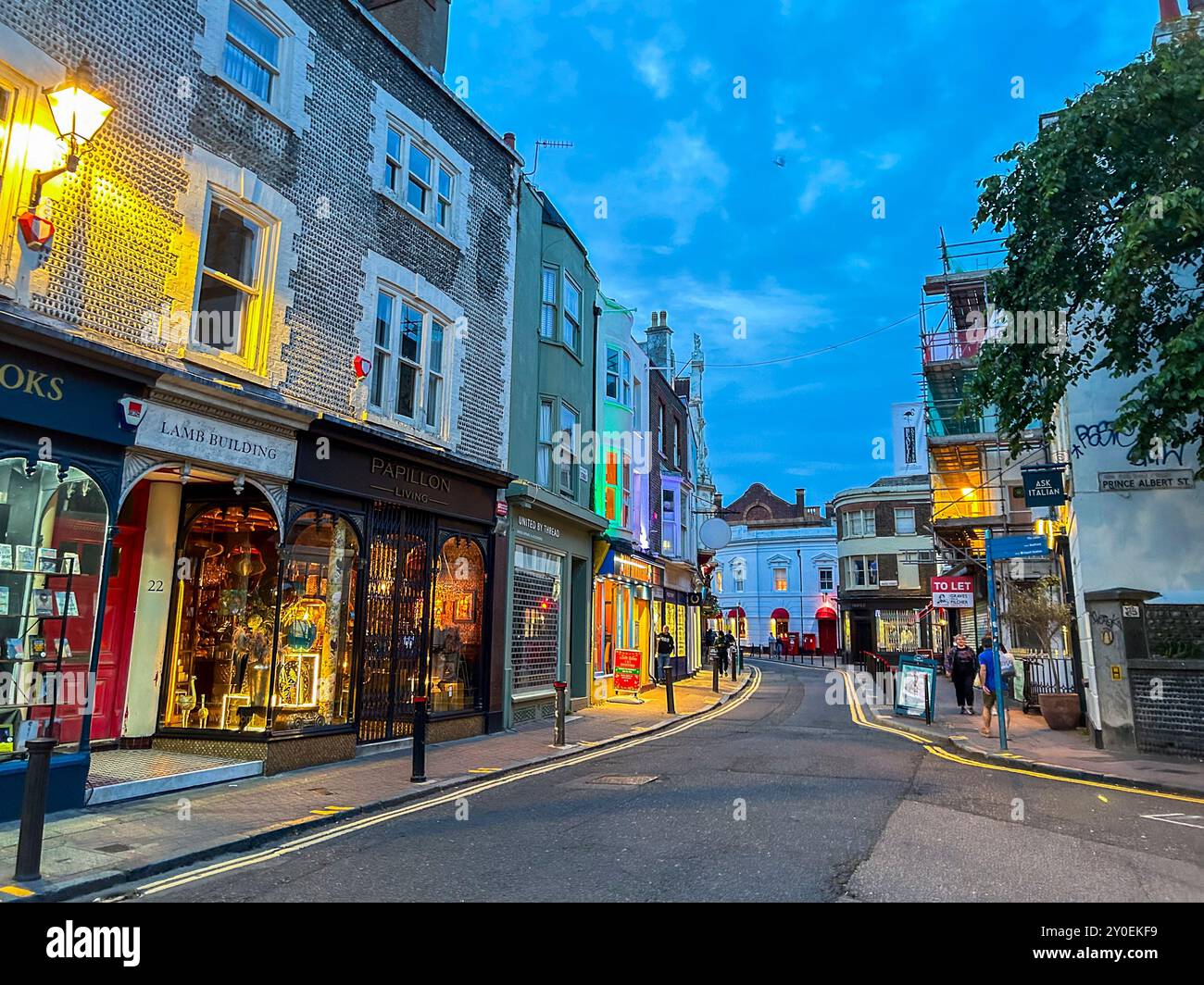 Brighton, Great Britain, General View, Street Scenes, Old Town Center ...