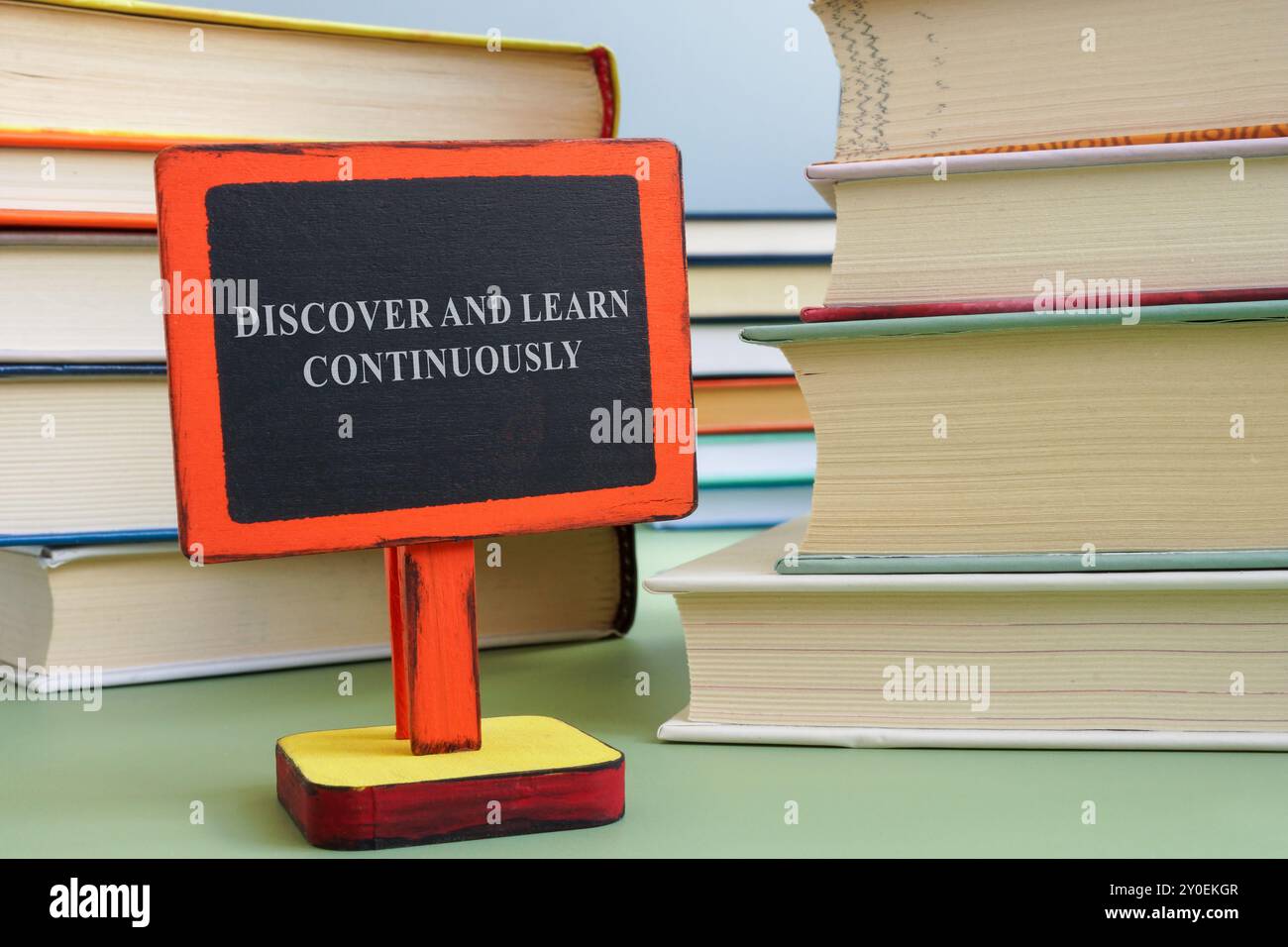Books and sign with discover and learn continuously. Lifelong learning ...