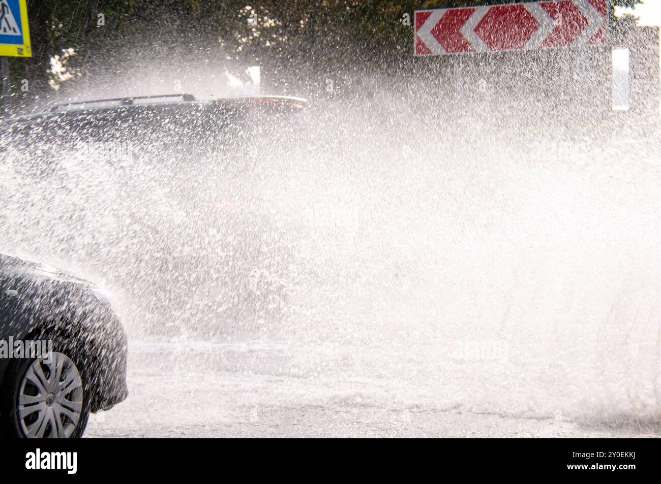 Stormy weather in Samara, Russia The consequences of heavy rain and ...