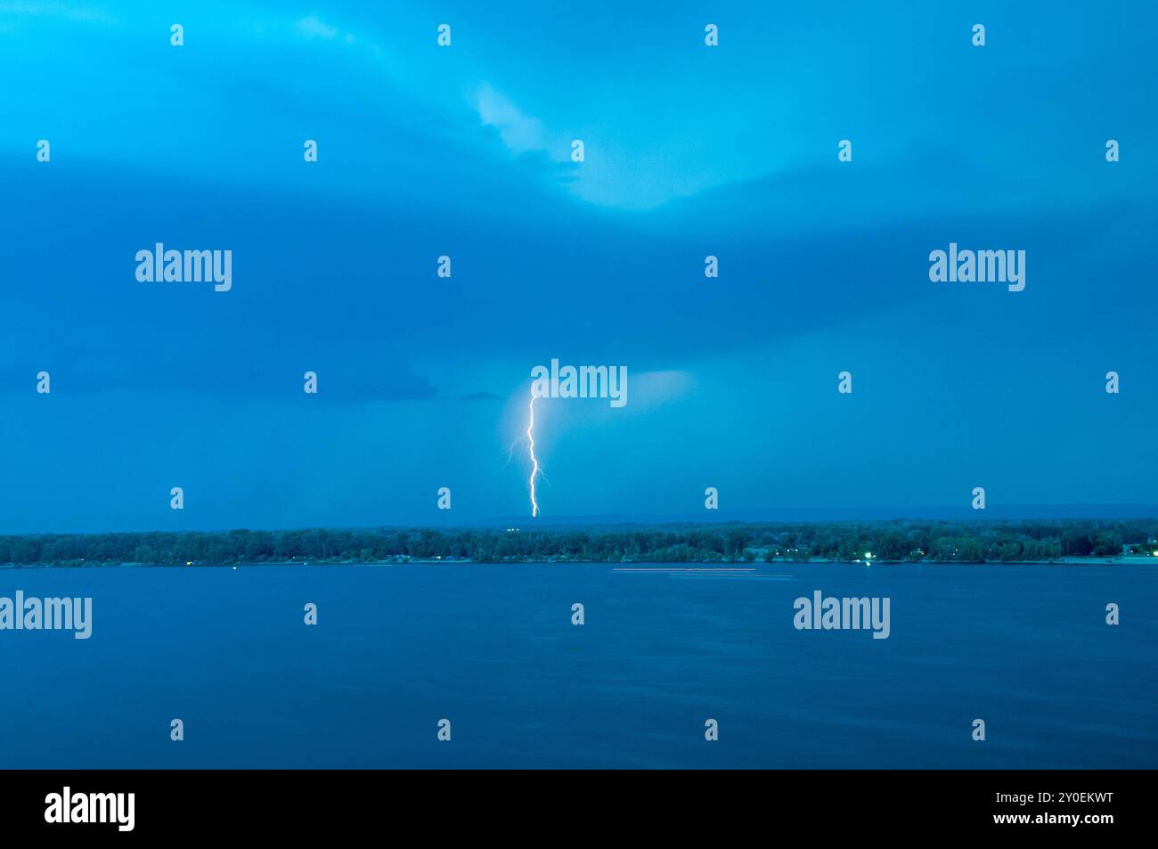 Weather in Samara Lightning over the Volga River Samara Samara region ...