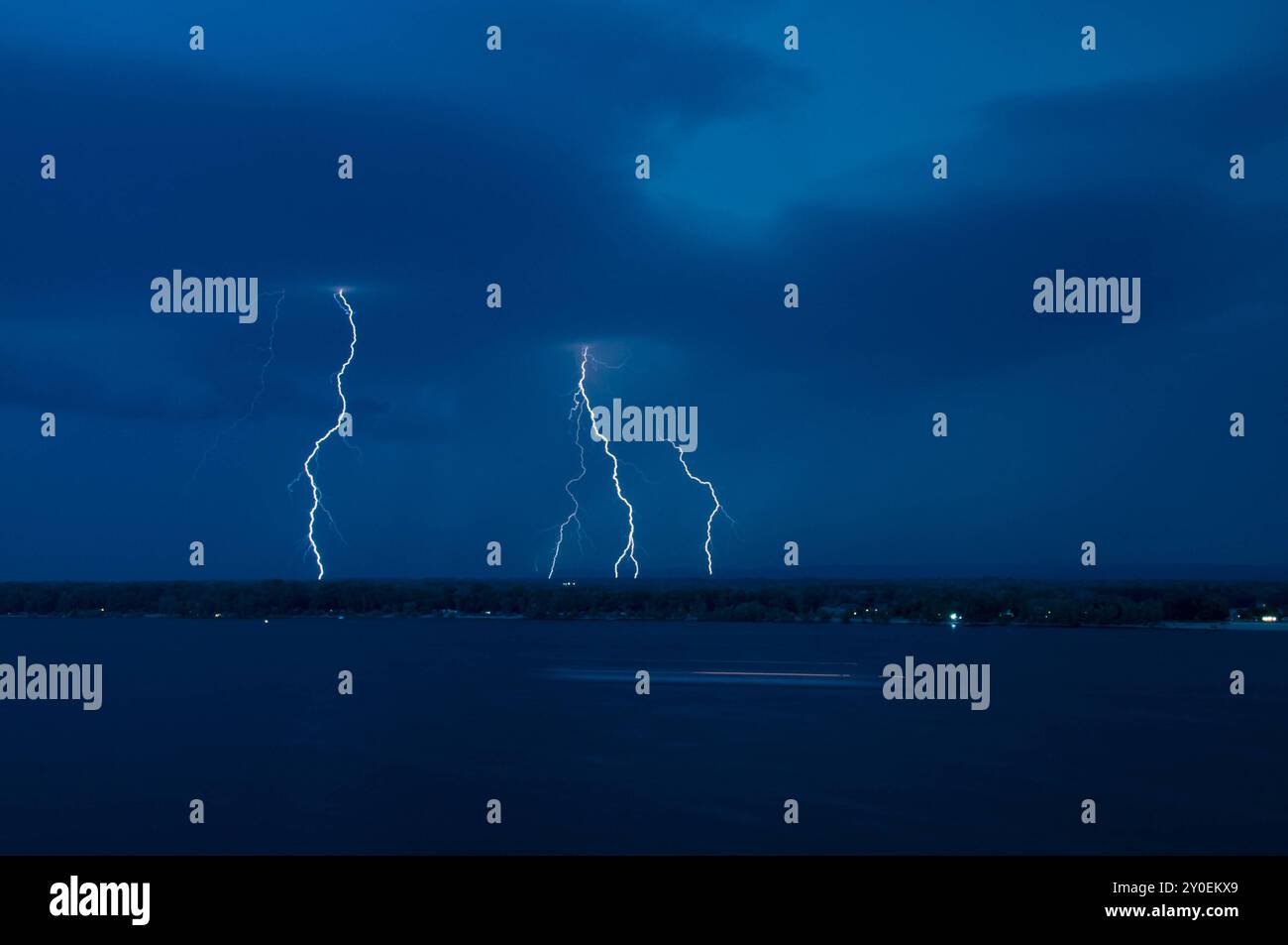 Weather in Samara Lightning over the Volga River Samara Samara region ...