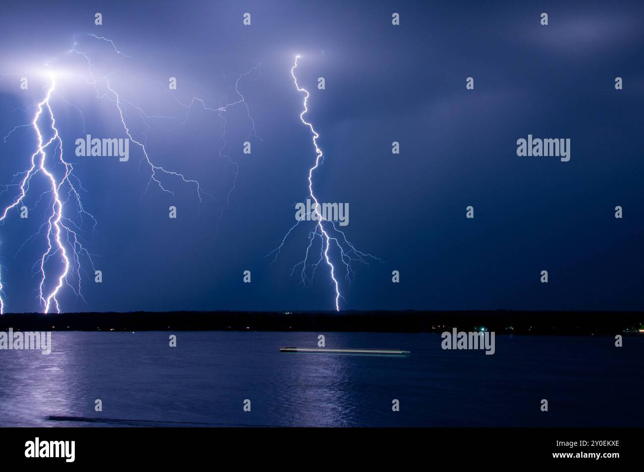 Weather in Samara Lightning over the Volga River Samara Samara region ...