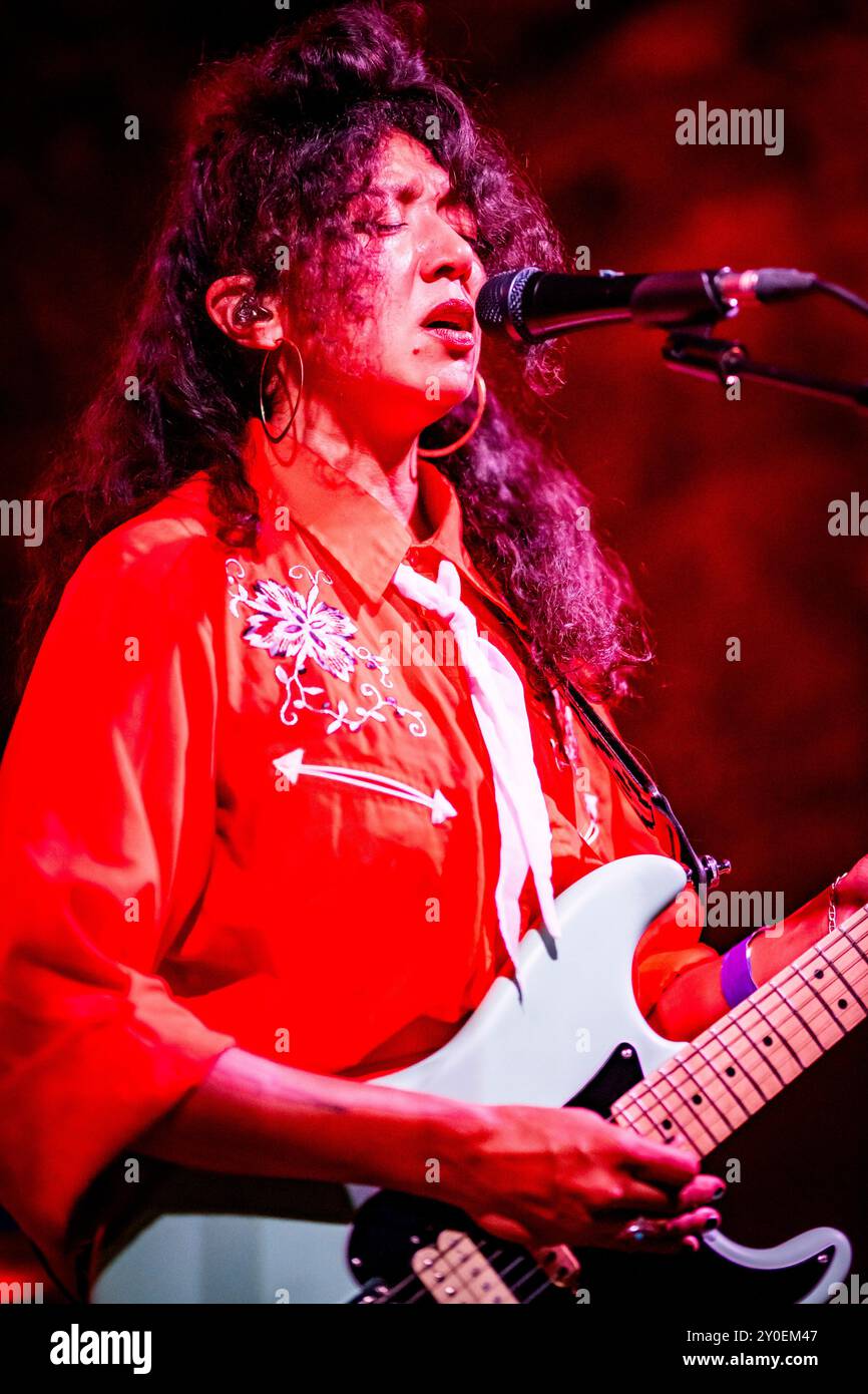 Edinburgh, Scotland. Sun 1 September 2024. La Luz performing at The ...