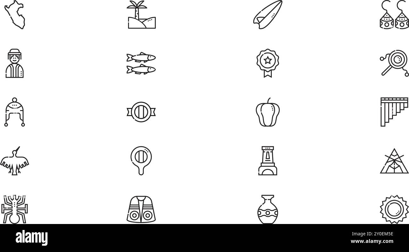 Peru icon pack High-Quality Vector Icons Collection with Editable ...