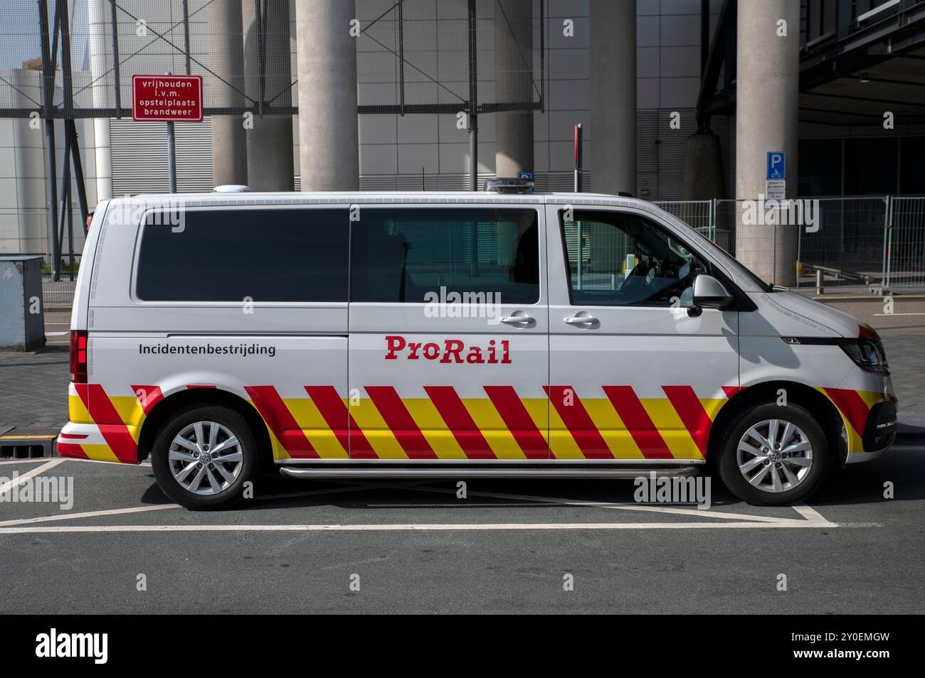 Prorail Company Car At Schiphol Airport The Netherlands 29-8-2024 Stock ...