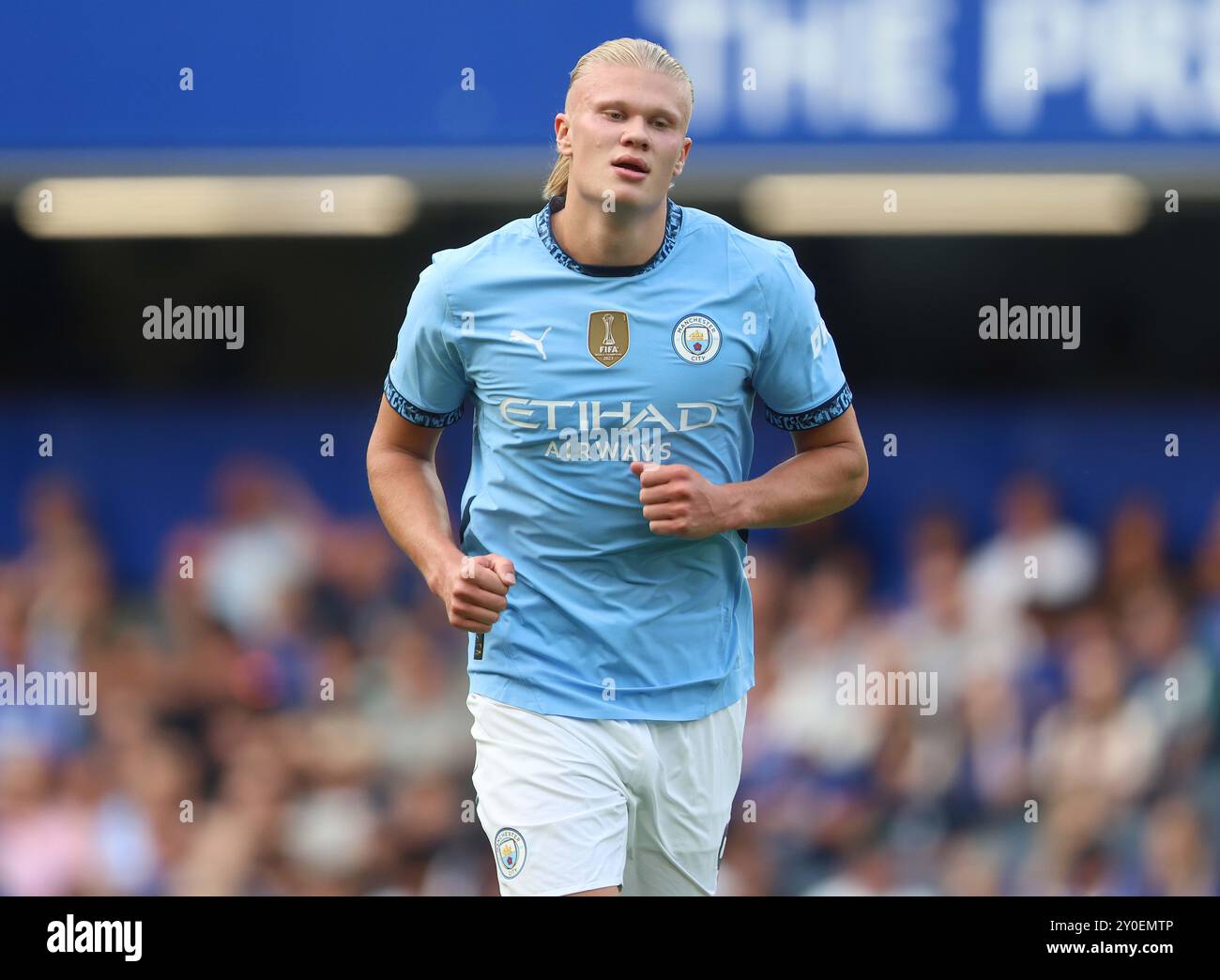 Erling Haland of Manchester City. - Chelsea v Manchester City, Premier ...