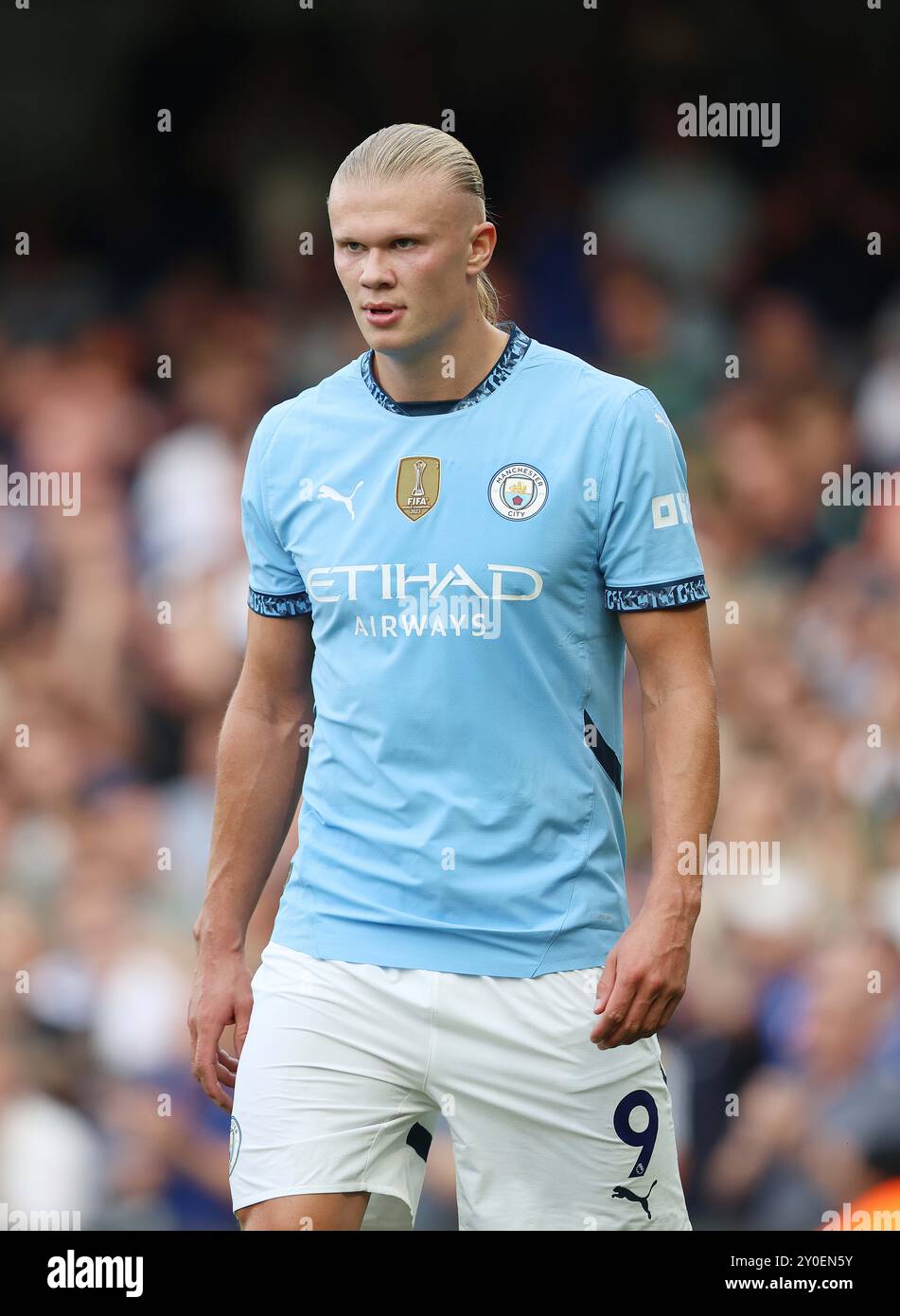 Erling Haland of Manchester City. - Chelsea v Manchester City, Premier ...