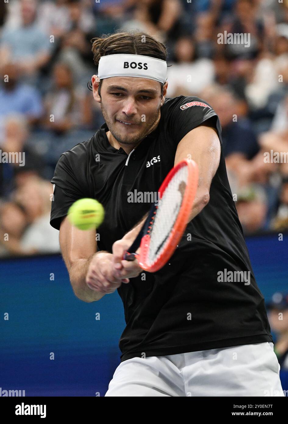 Flushing NY, USA. 01st Sep, 2024. **NO NY NEWSPAPERS** Taylor Fritz Vs Casper Ruud during the ...