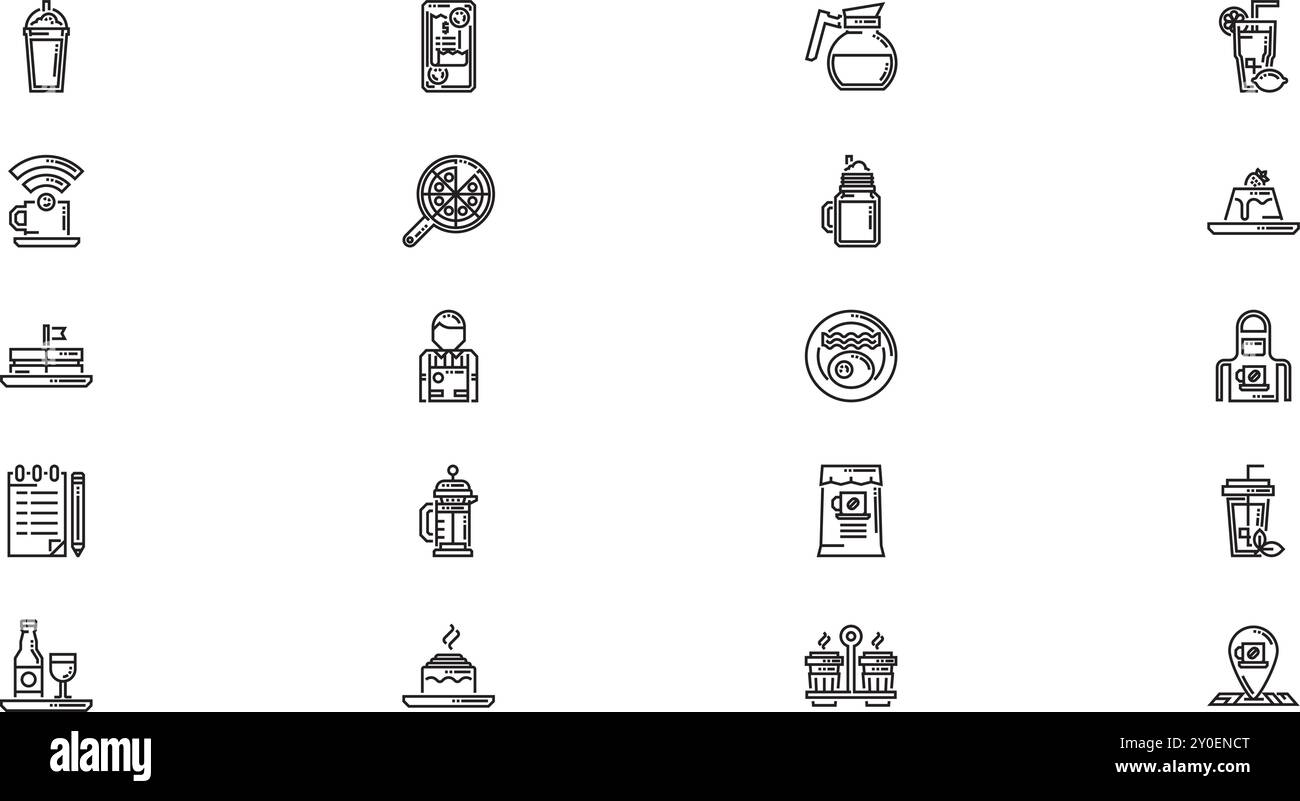 Cafe icons High-Quality Vector Icons Collection with Editable Stroke ...
