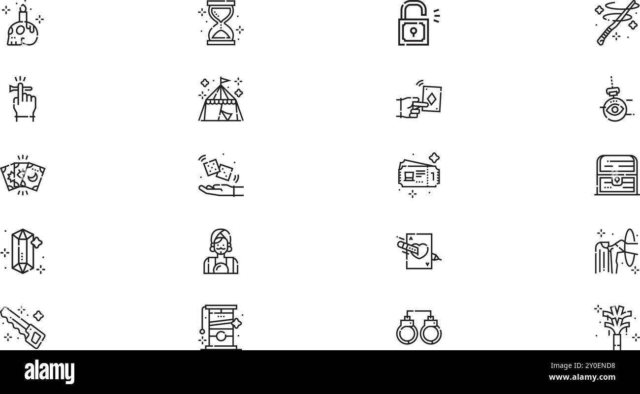Magic icons High-Quality Vector Icons Collection with Editable Stroke ...